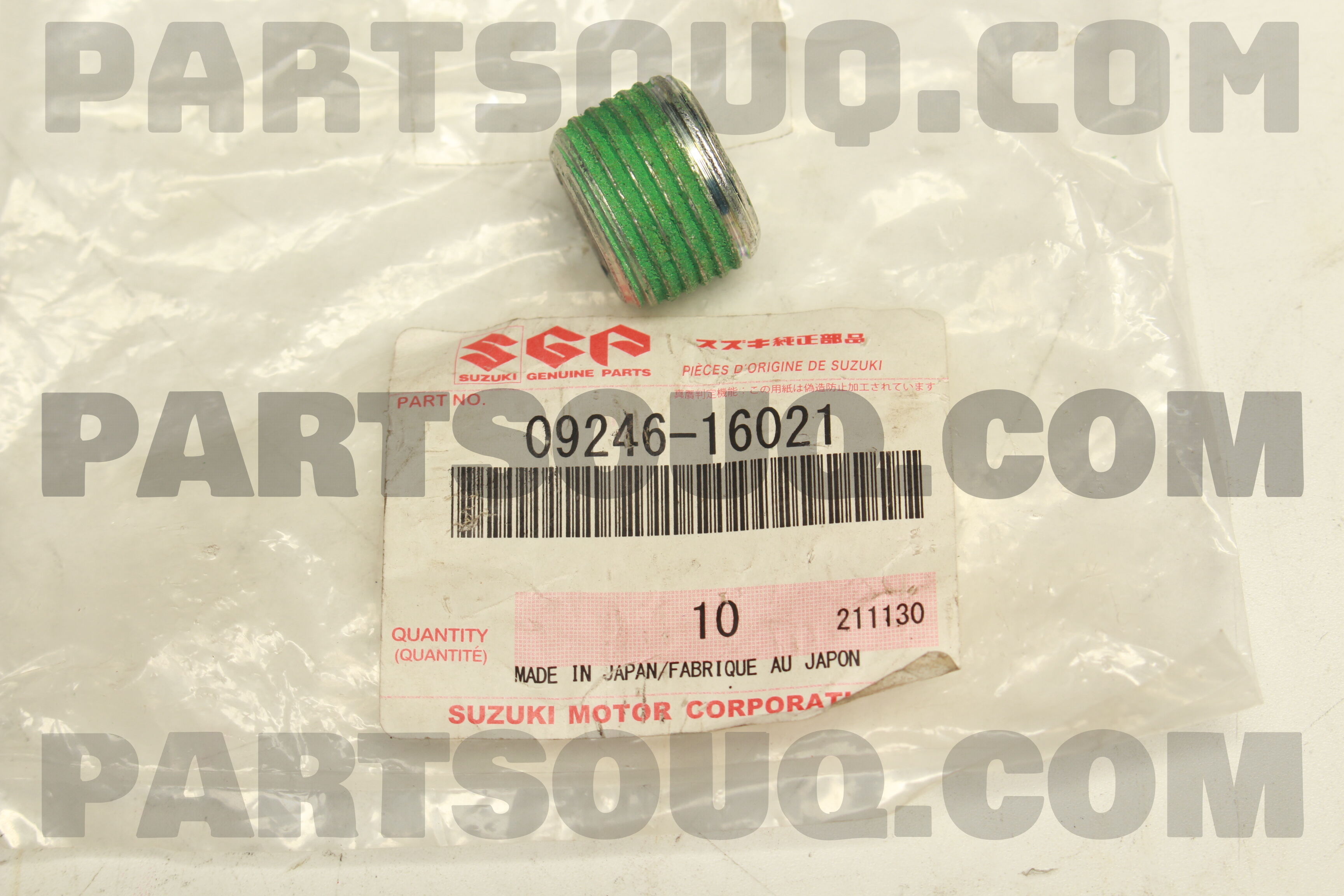 PLUG,T M OIL DRAIN 0924616021 | Suzuki Parts | PartSouq