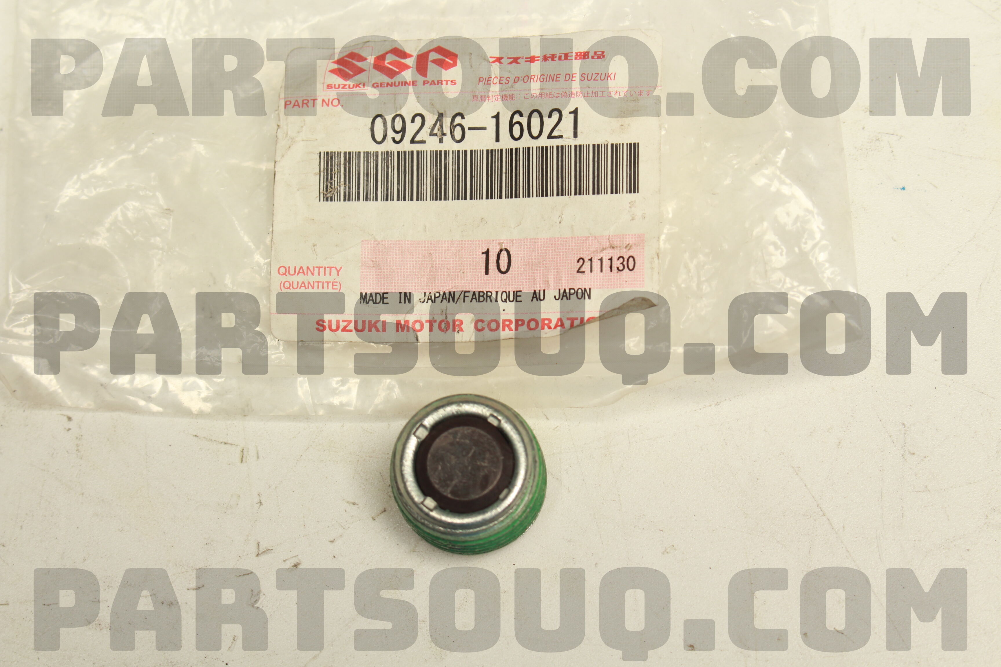 PLUG,T M OIL DRAIN 0924616021 | Suzuki Parts | PartSouq