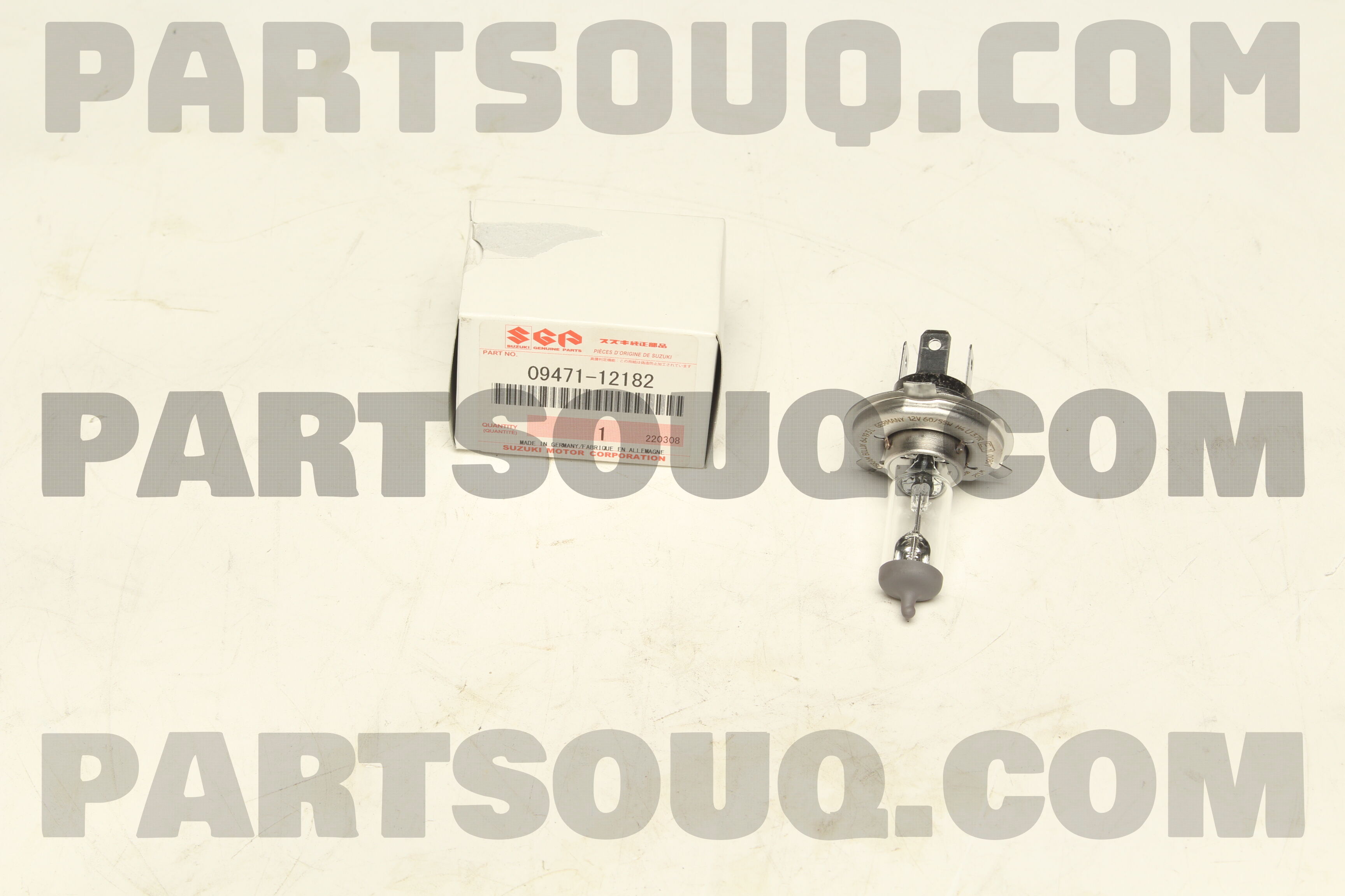 BULB (12V, 60/55W, H4) 0947112182 | Suzuki Parts | PartSouq