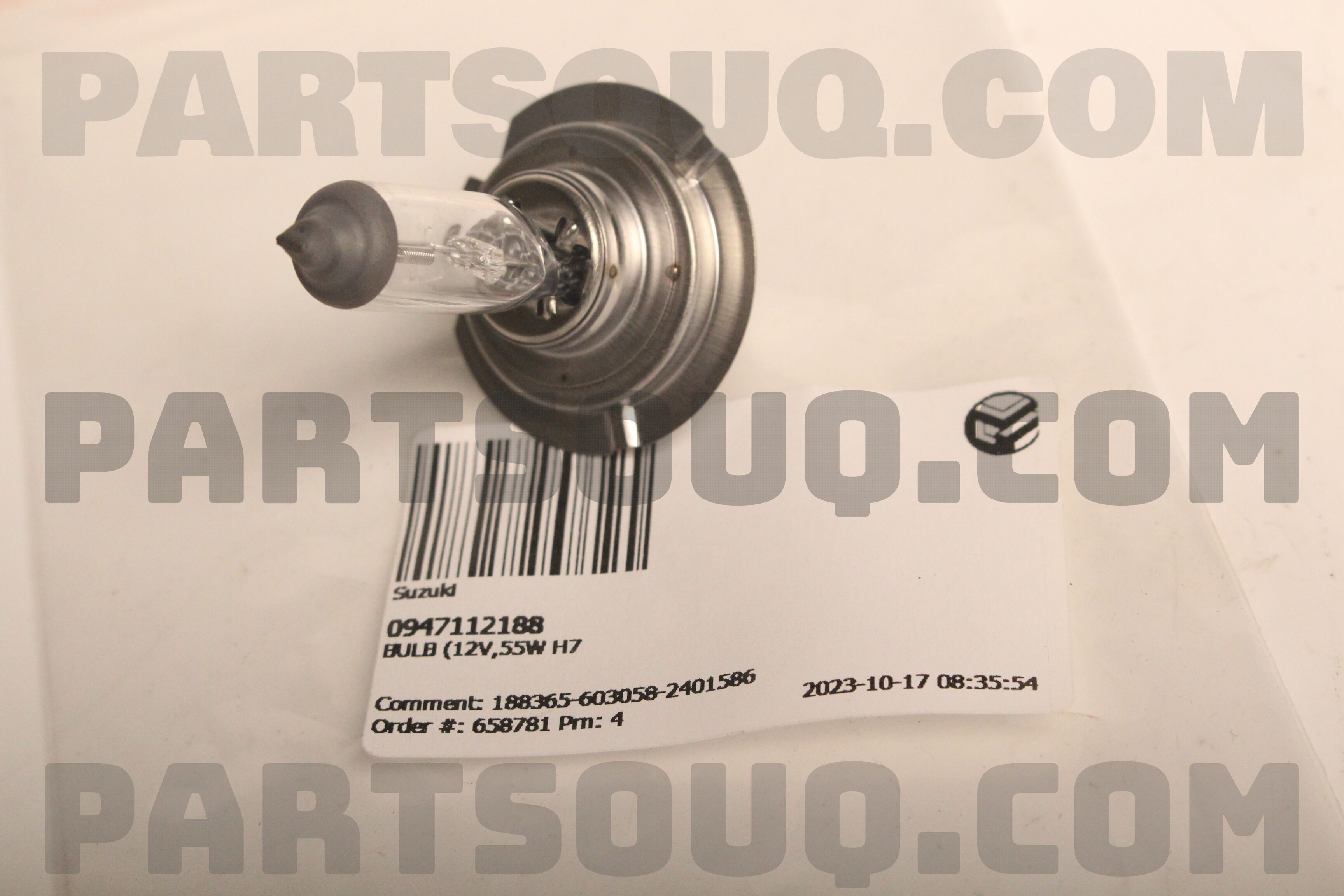 BULB (12V,55W H7) 0947112188 | Suzuki Parts | PartSouq