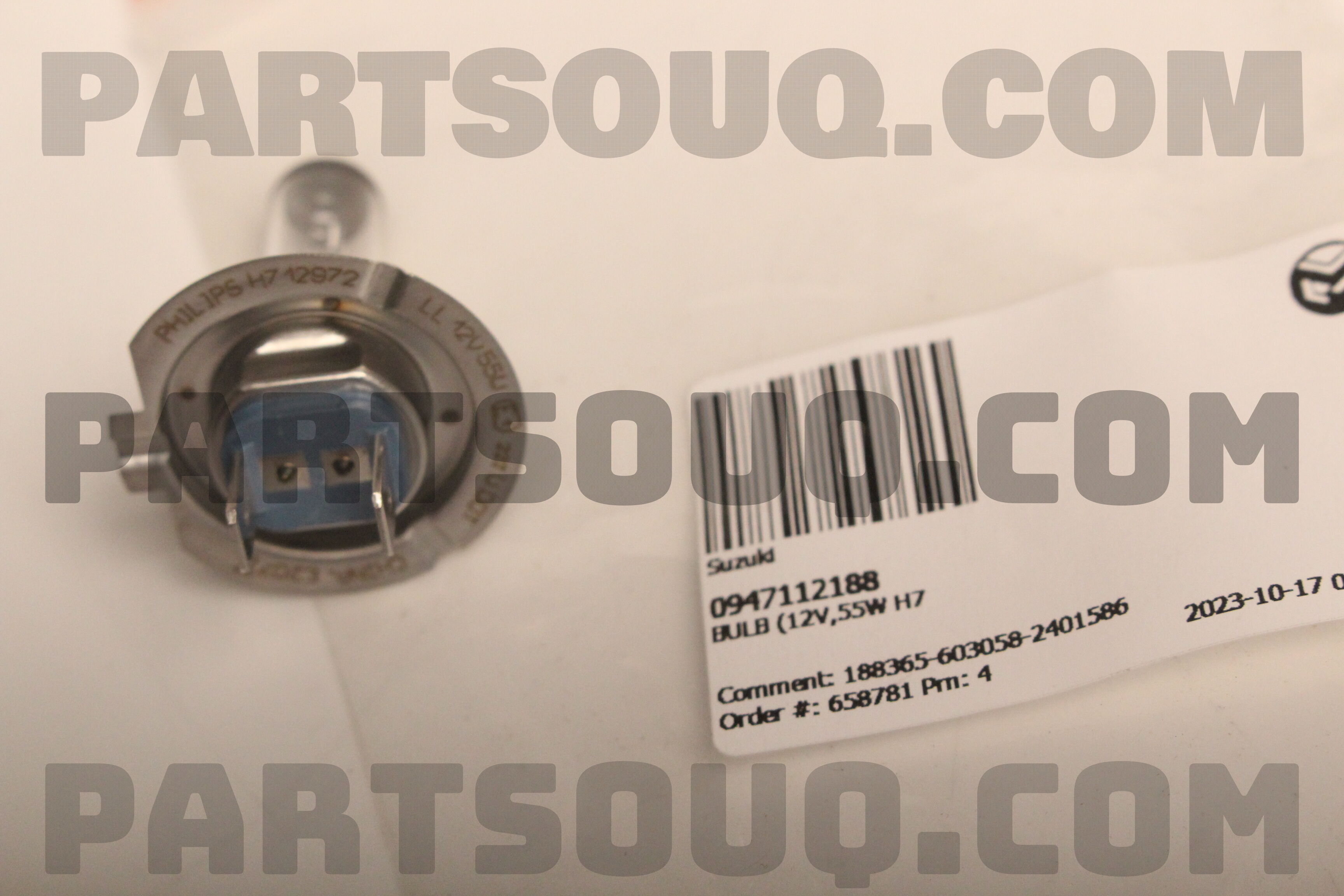 BULB (12V,55W H7) 0947112188 | Suzuki Parts | PartSouq