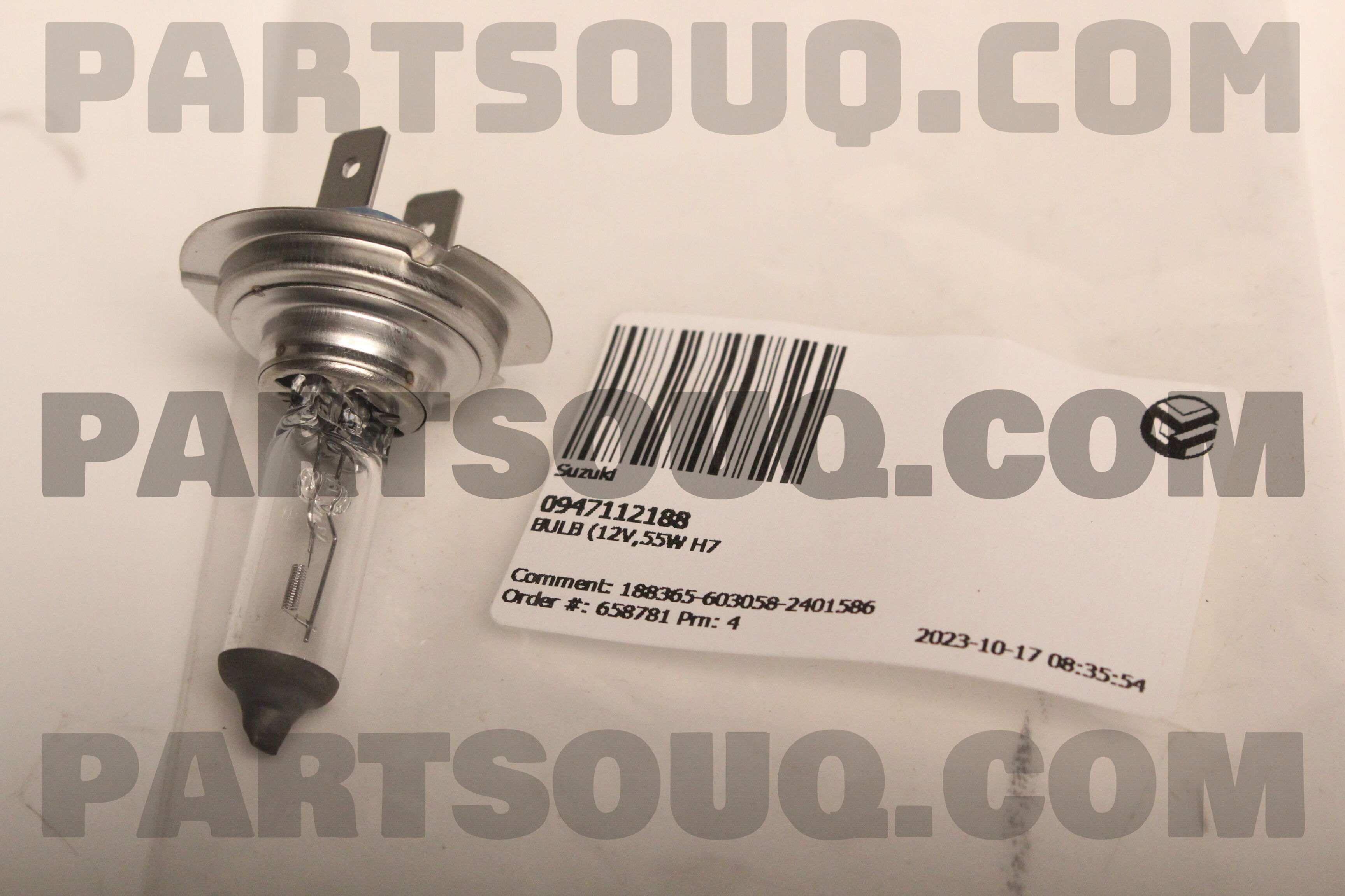 BULB (12V,55W H7) 0947112188 | Suzuki Parts | PartSouq