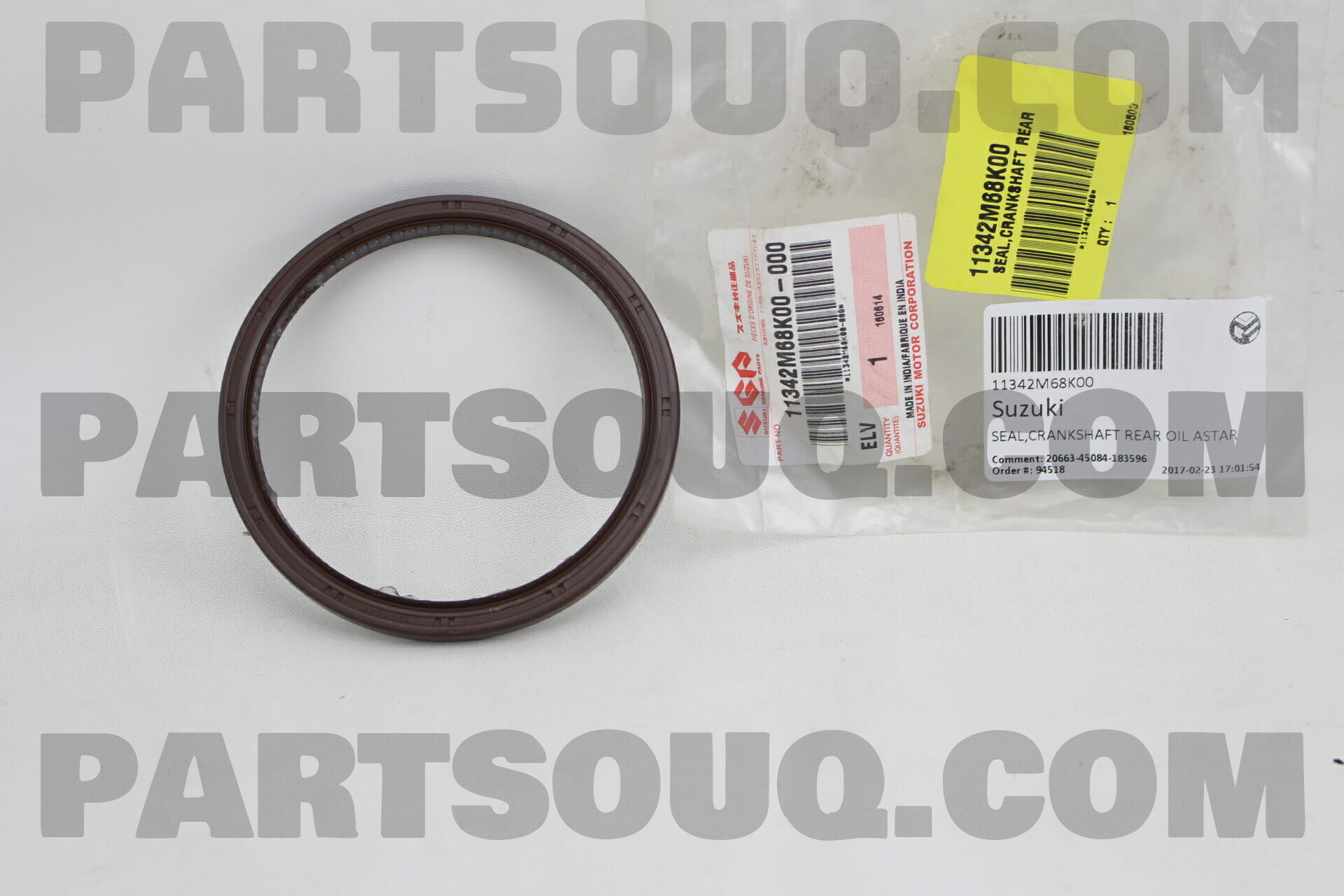 SEAL, CRANKSHAFT RR OIL 11342M68K00 | Suzuki Parts | PartSouq