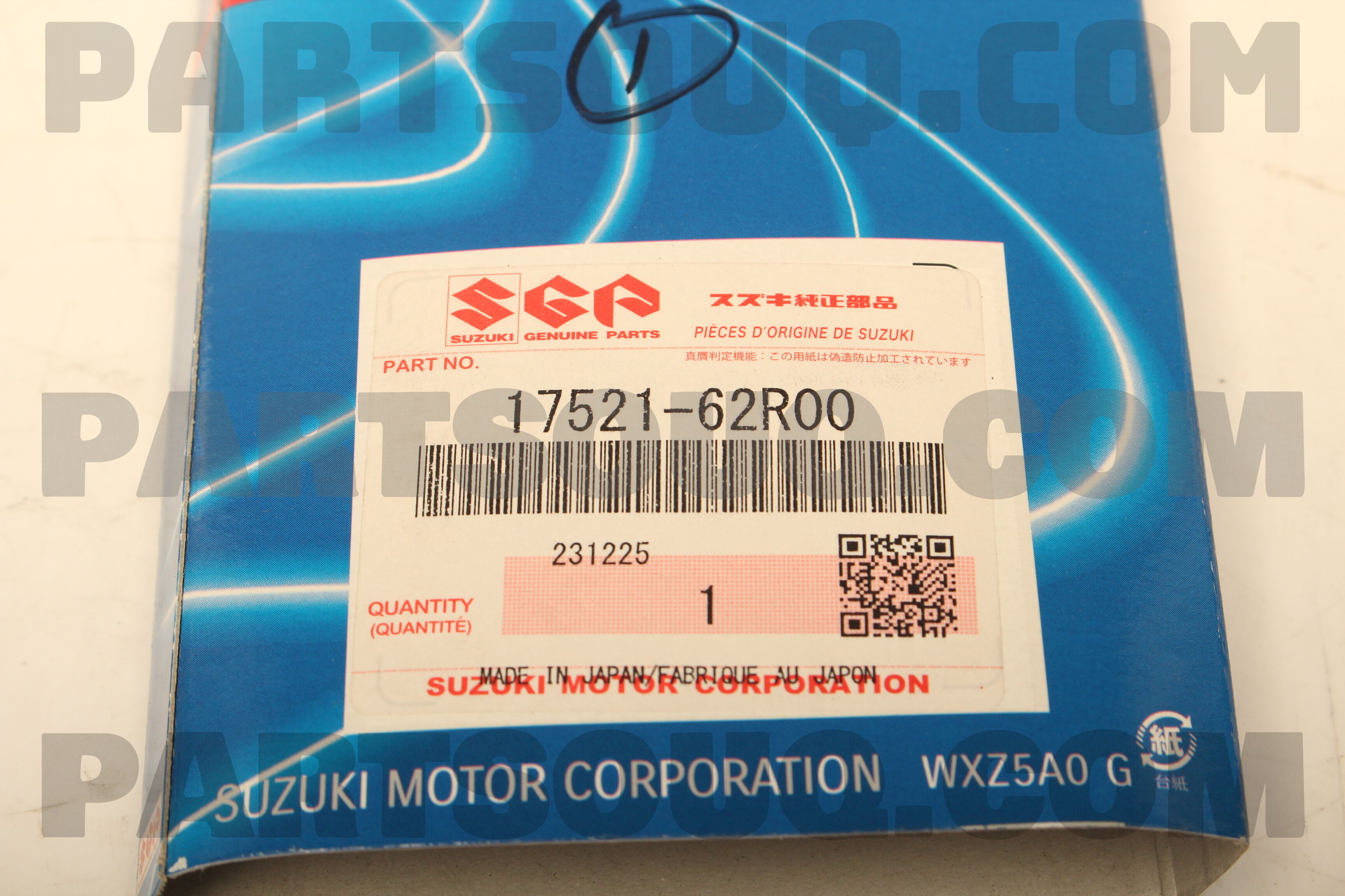 BELT,WATER PUMP 5PK913 1752162R00 | Suzuki Parts | PartSouq