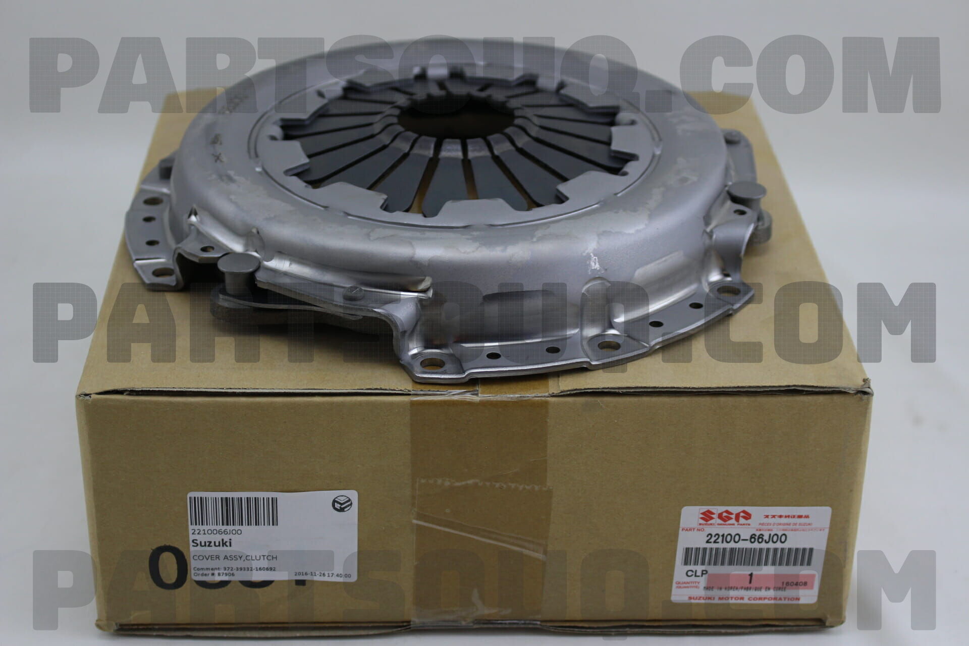 COVER ASSY, CLUTCH 2210066J00 | Suzuki Parts | PartSouq