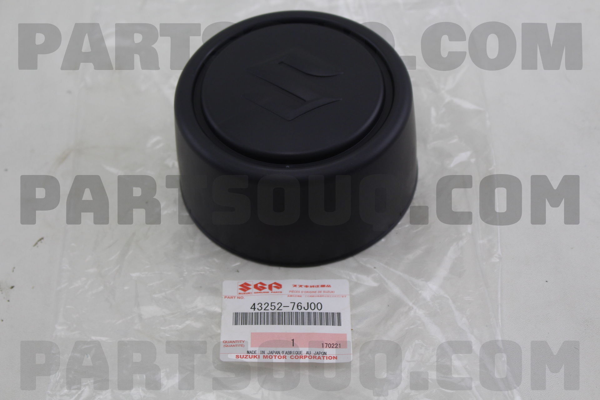 CAP WHEEL CENTER 4325276J00 Suzuki Parts PartSouq cap-wheel-center-4325276j00-suzuki-parts-partsouq