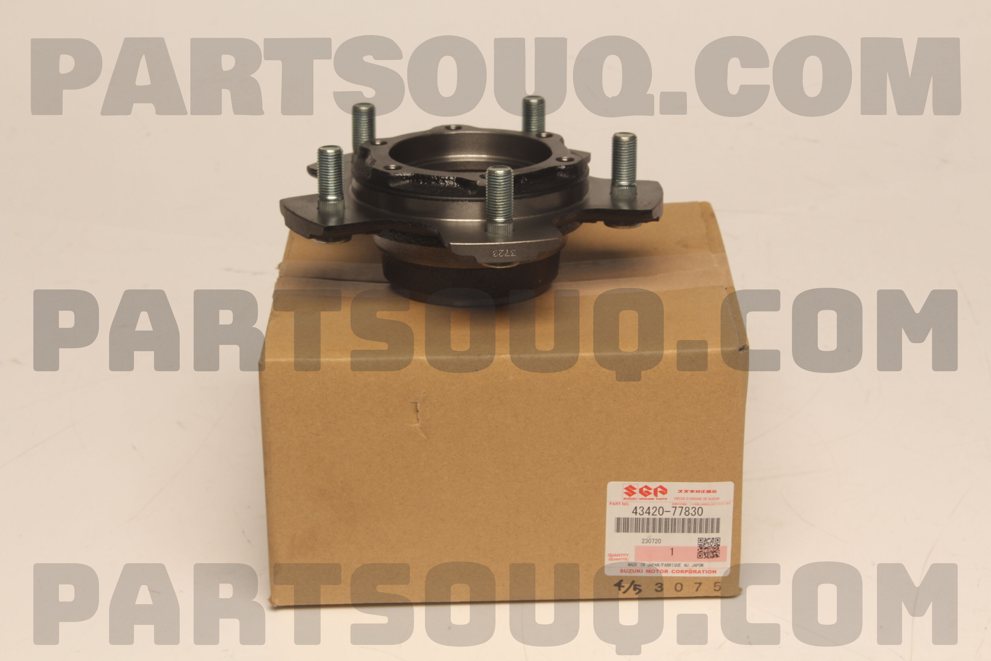 HUB SET, FRONT WHEEL 4342076840 | Suzuki Parts | PartSouq