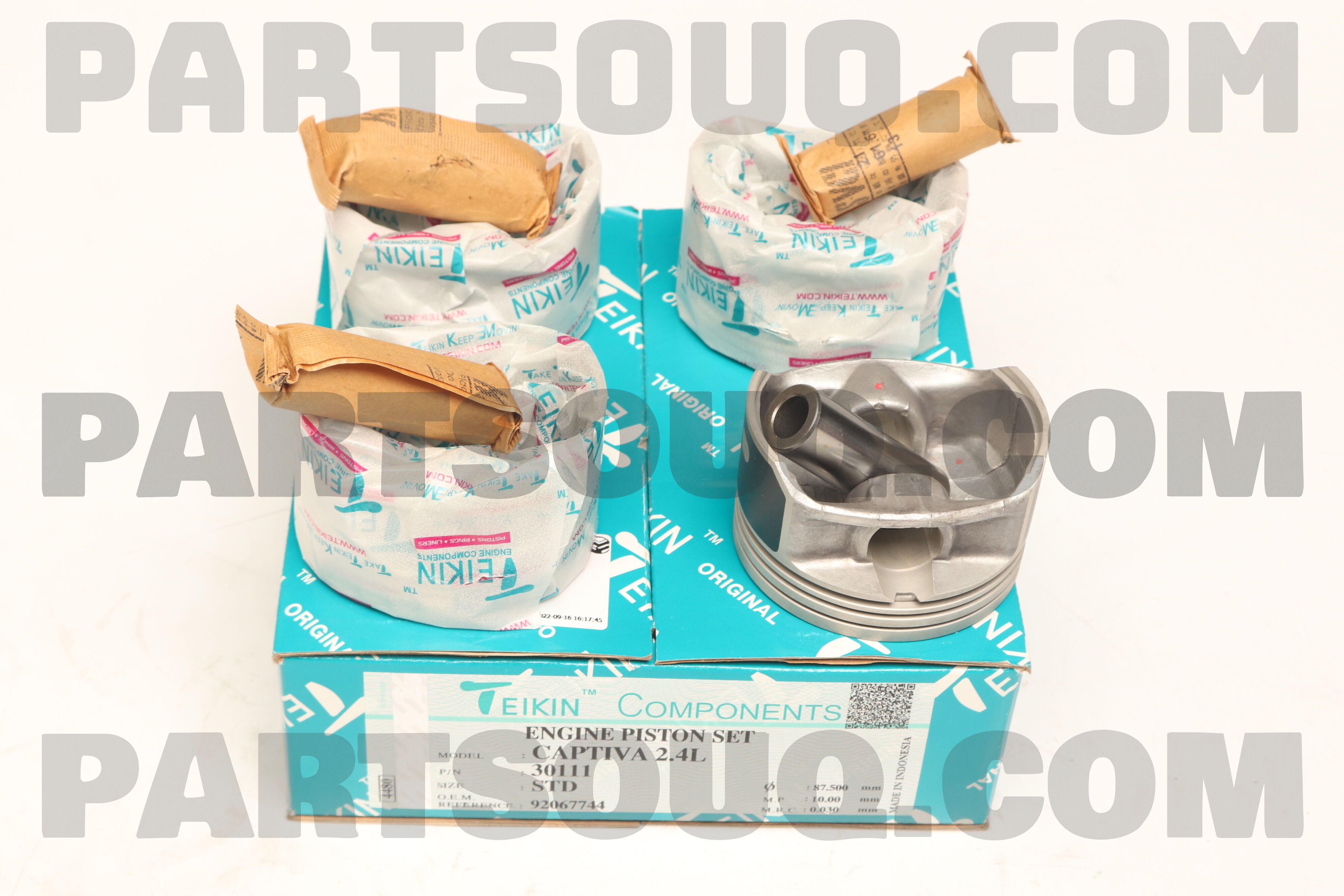 PISTON SET STD CAPTIVA 2.4L (SET OF 1) 30111STD | TEIKIN Parts | PartSouq