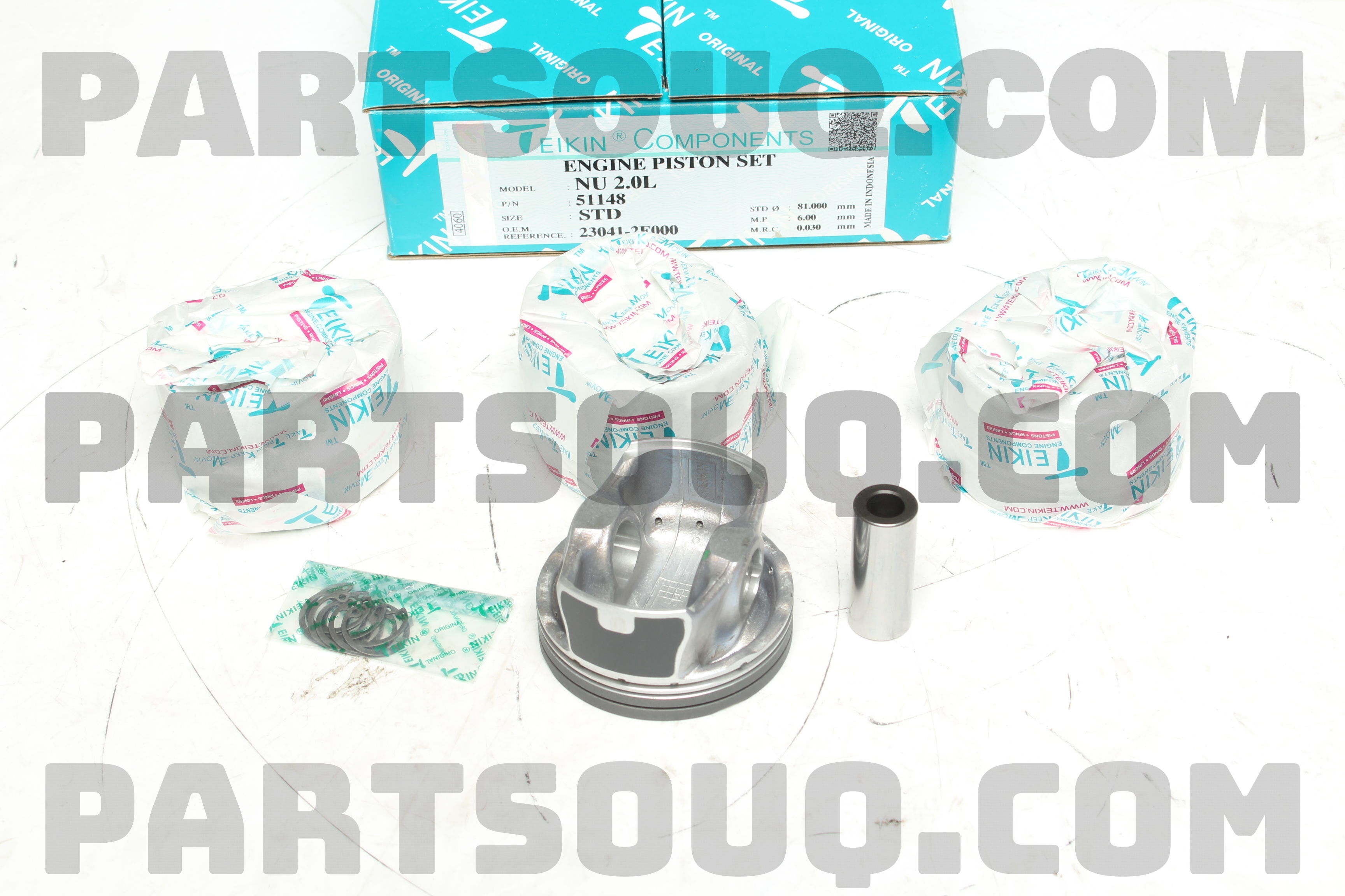 PISTON & PIN & SNAP RING ASSY 230412E000 | Hyundai / KIA Parts | PartSouq