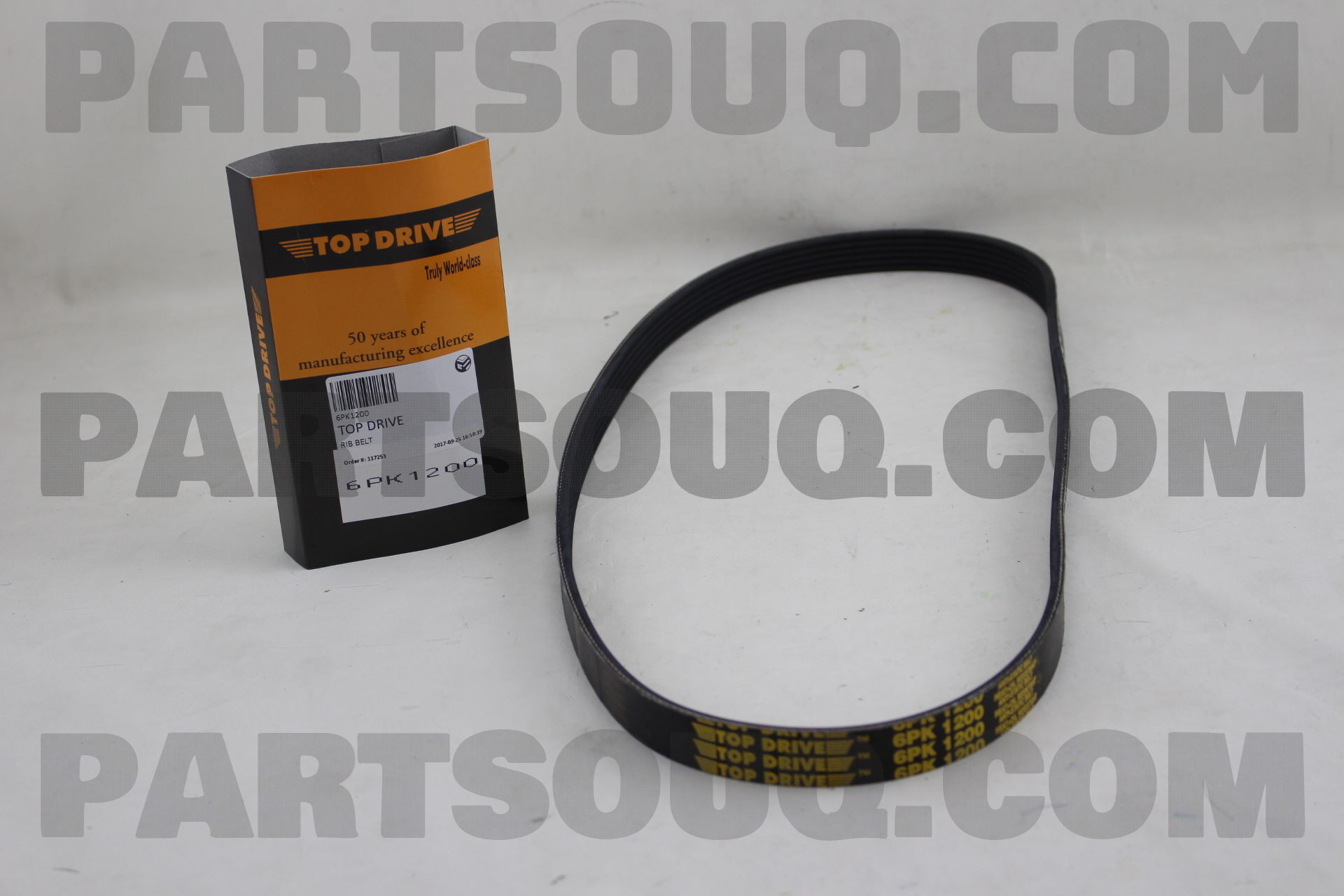 V-RIB BELT 6PK1230 | TOP DRIVE Parts | PartSouq