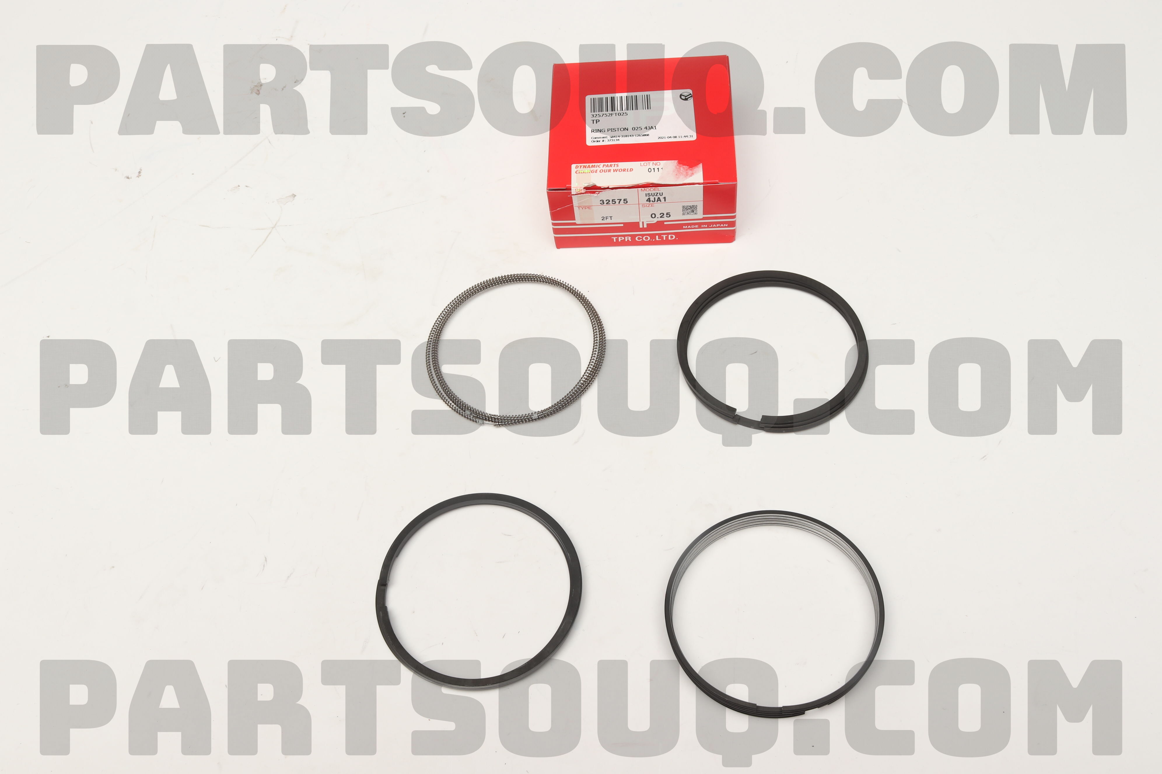 PISTON RING 32575-2FT IS 4JA1,4JB1 TRUCK 198601-198905 TP TP4JA125 | TP ...