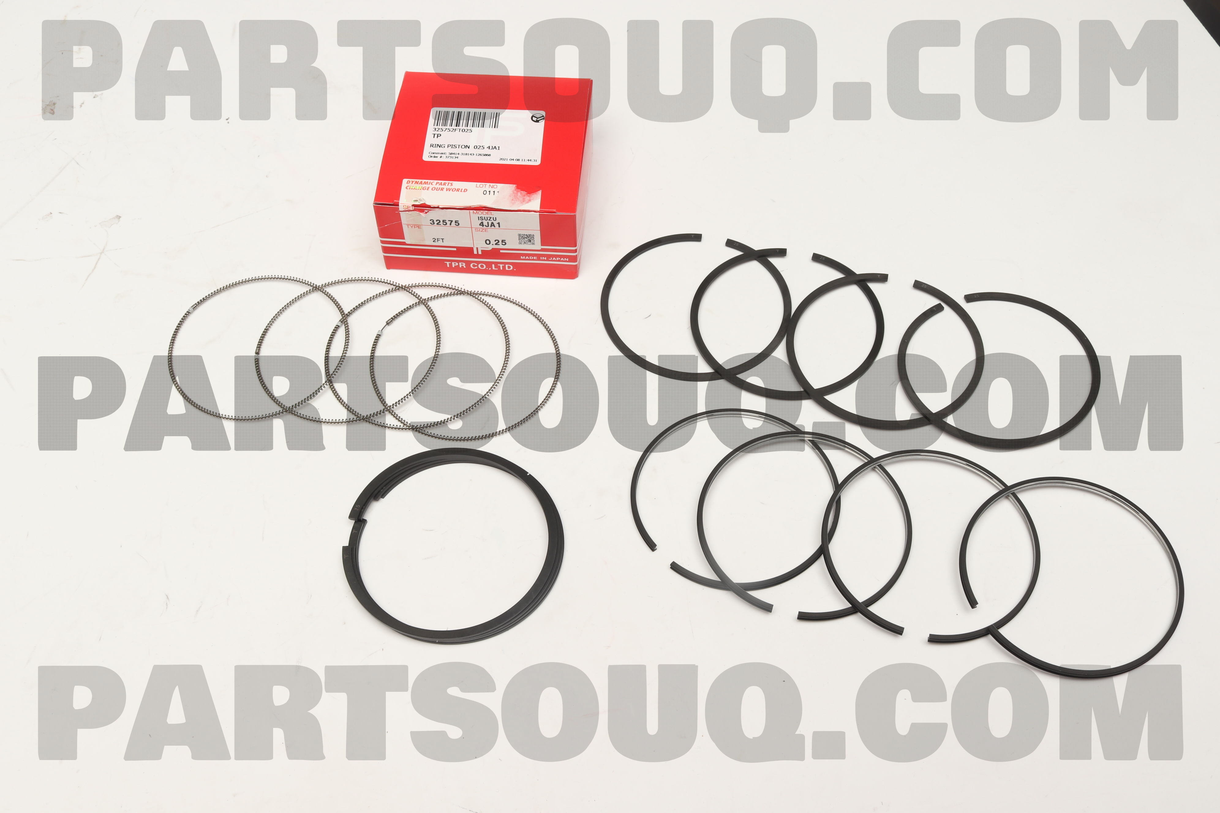 PISTON RING 32575-2FT IS 4JA1,4JB1 TRUCK 198601-198905 TP TP4JA125 | TP ...