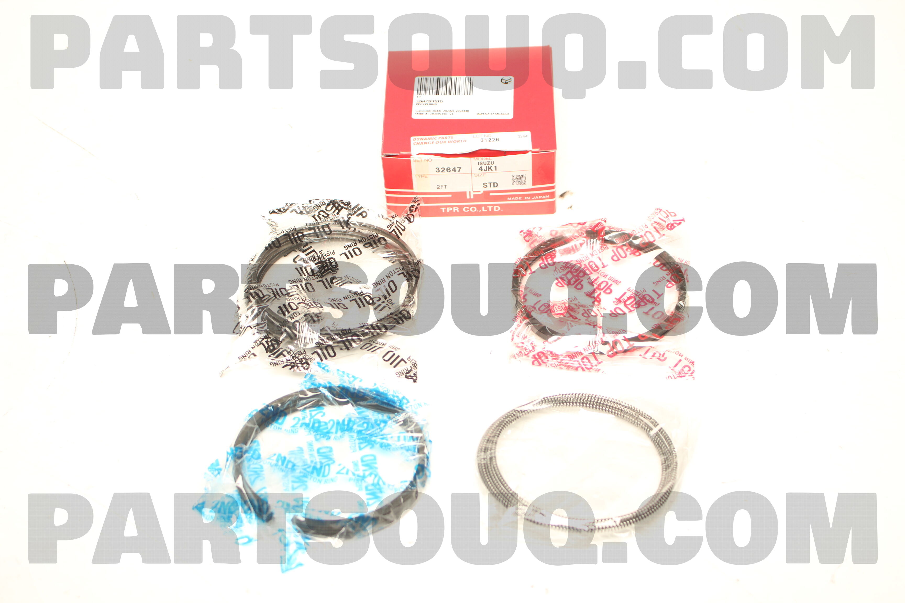 RING SET; PIST 8973190870 | Isuzu Parts | PartSouq