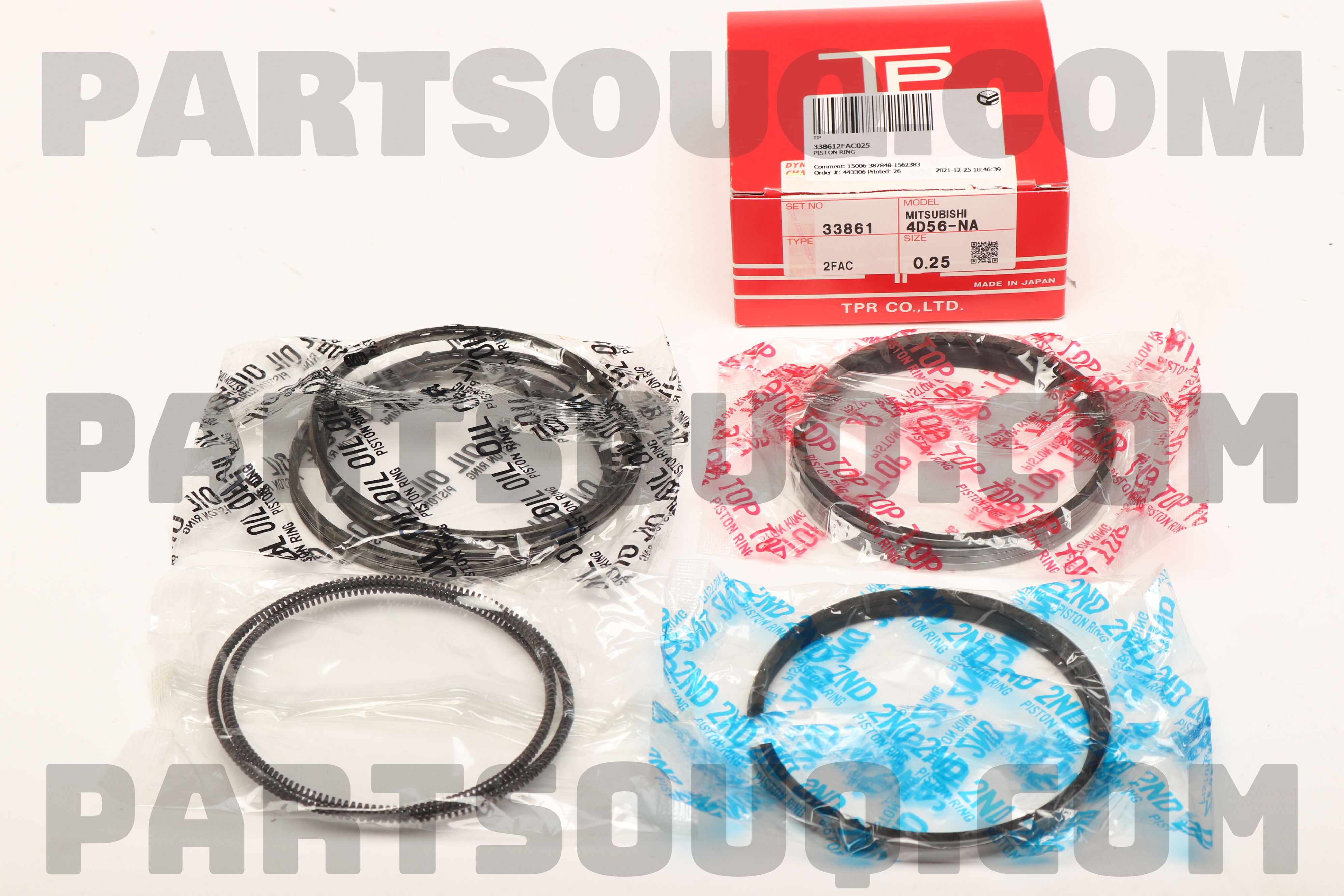 PISTON RING 025 SET MD050395 | NPR Parts | PartSouq