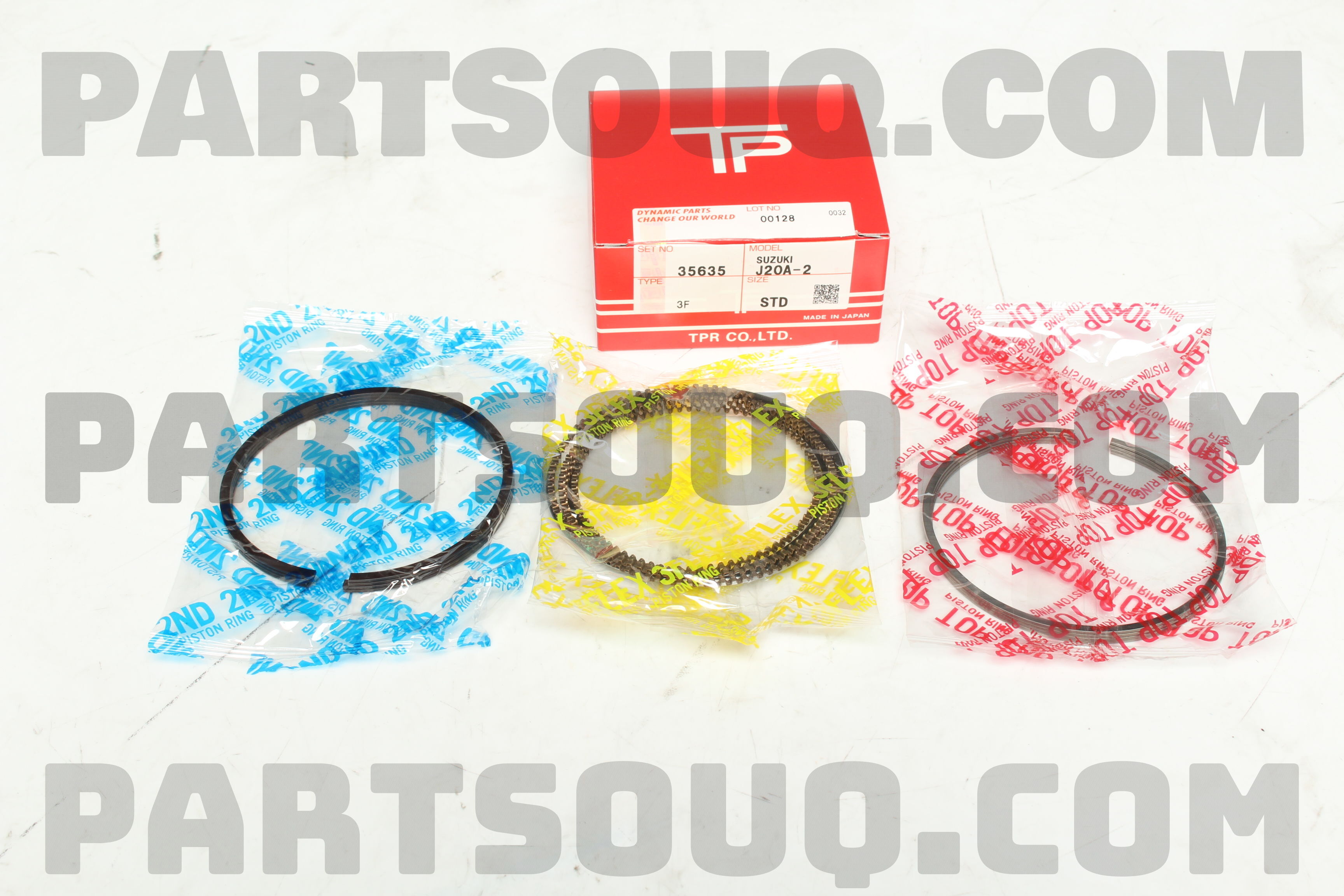 RING SET,PISTON,STD 1214065J00 | Suzuki Parts | PartSouq