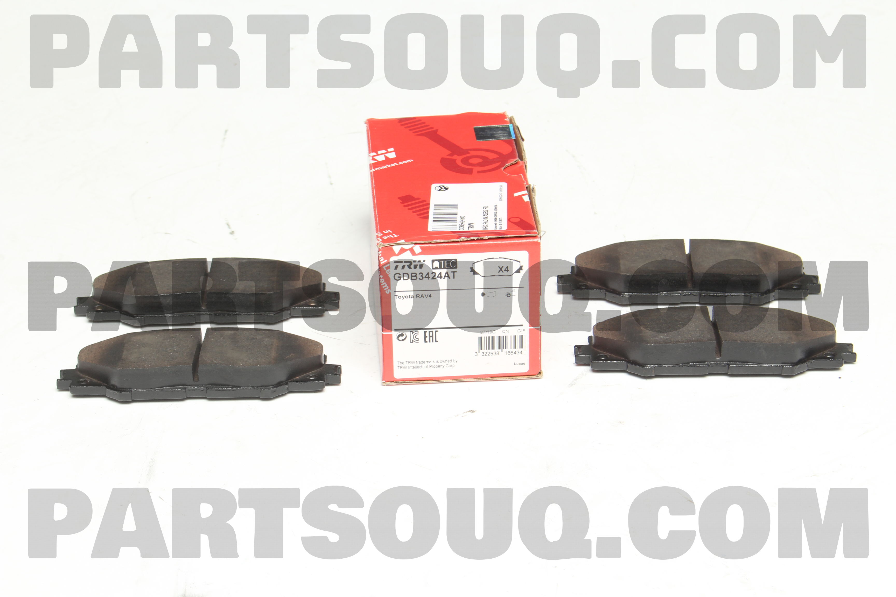 PAD KIT, DISC BRAKE, FRONT 0446542140 | Toyota Parts | PartSouq