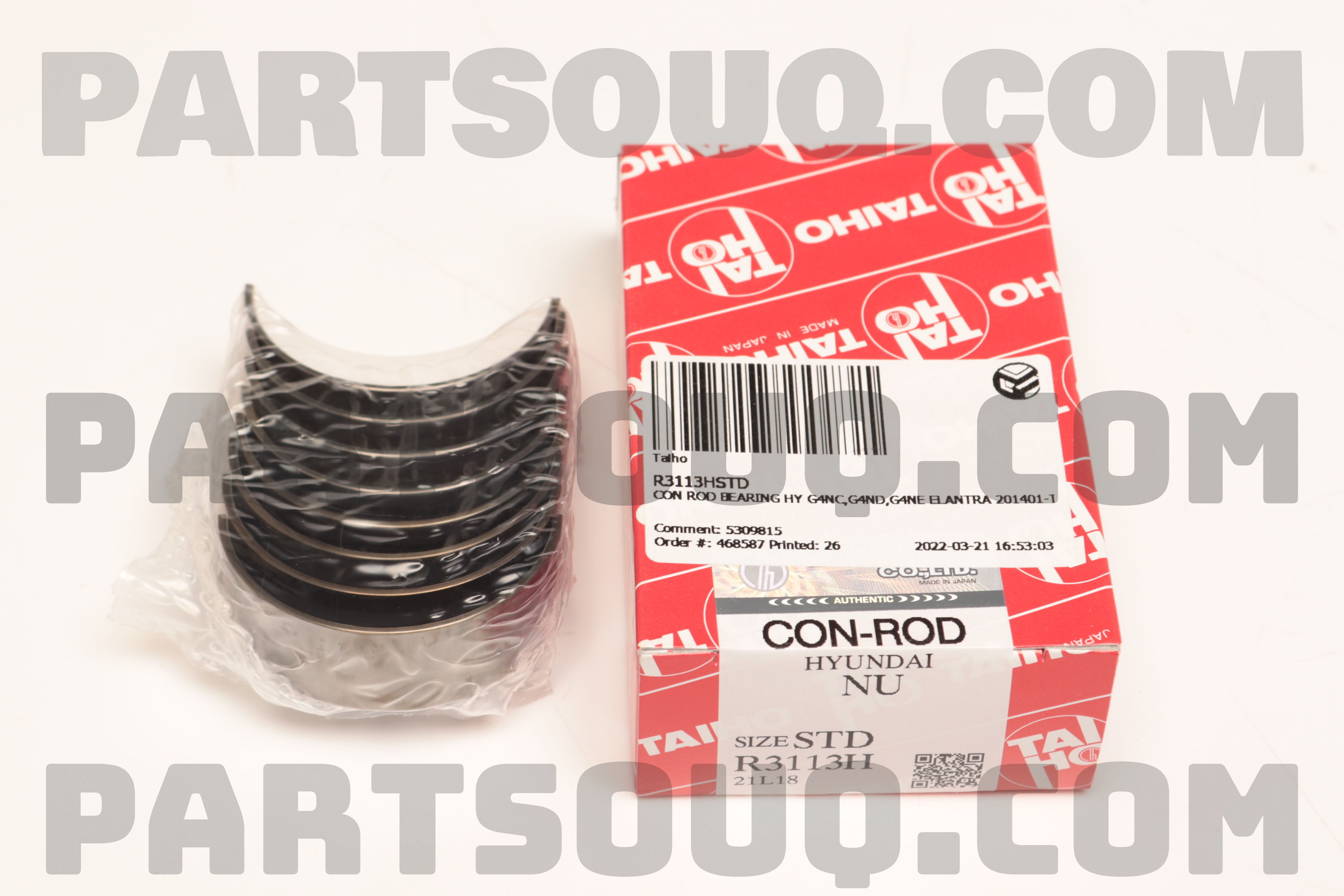 CON ROD BEARING HY G4NC,G4ND,G4NE ELANTRA 201401-TAIHO R3113HSTD ...