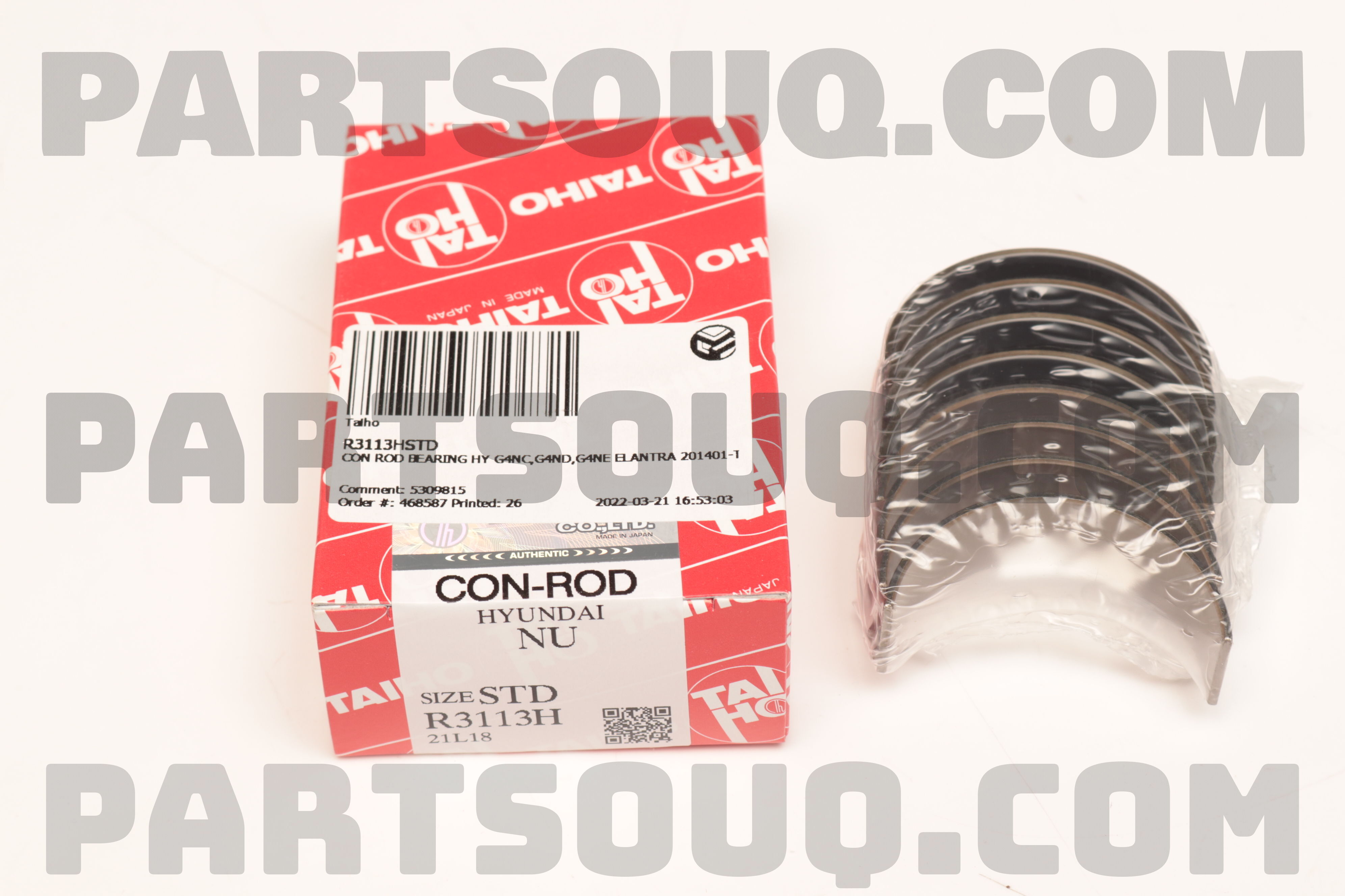 CON ROD BEARING HY G4NC,G4ND,G4NE ELANTRA 201401-TAIHO R3113HSTD ...