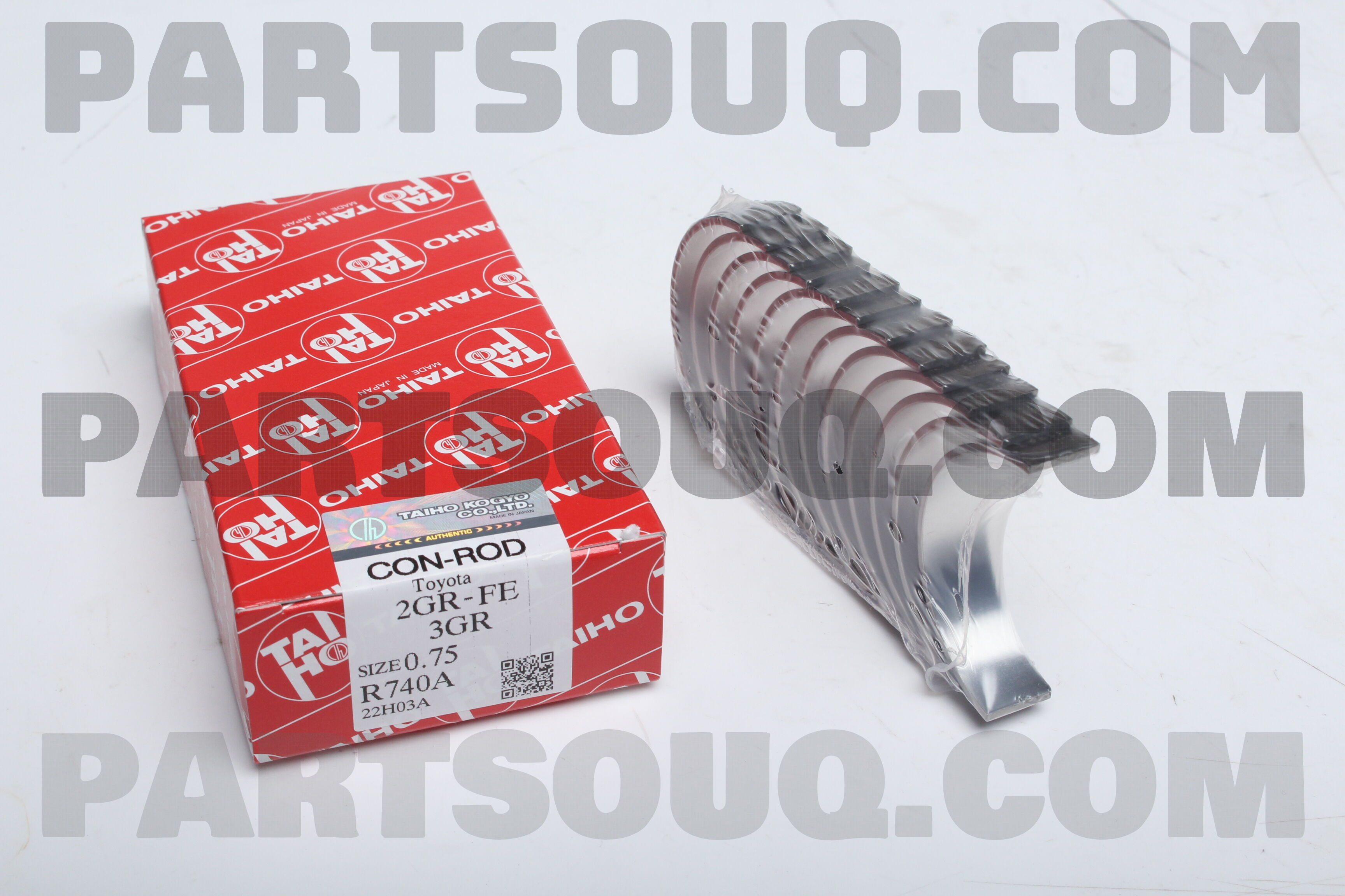 CONNECTING ROD BEARING TO 2GR-FE,3GR CROWN 200501- TAIHO R740A75 ...