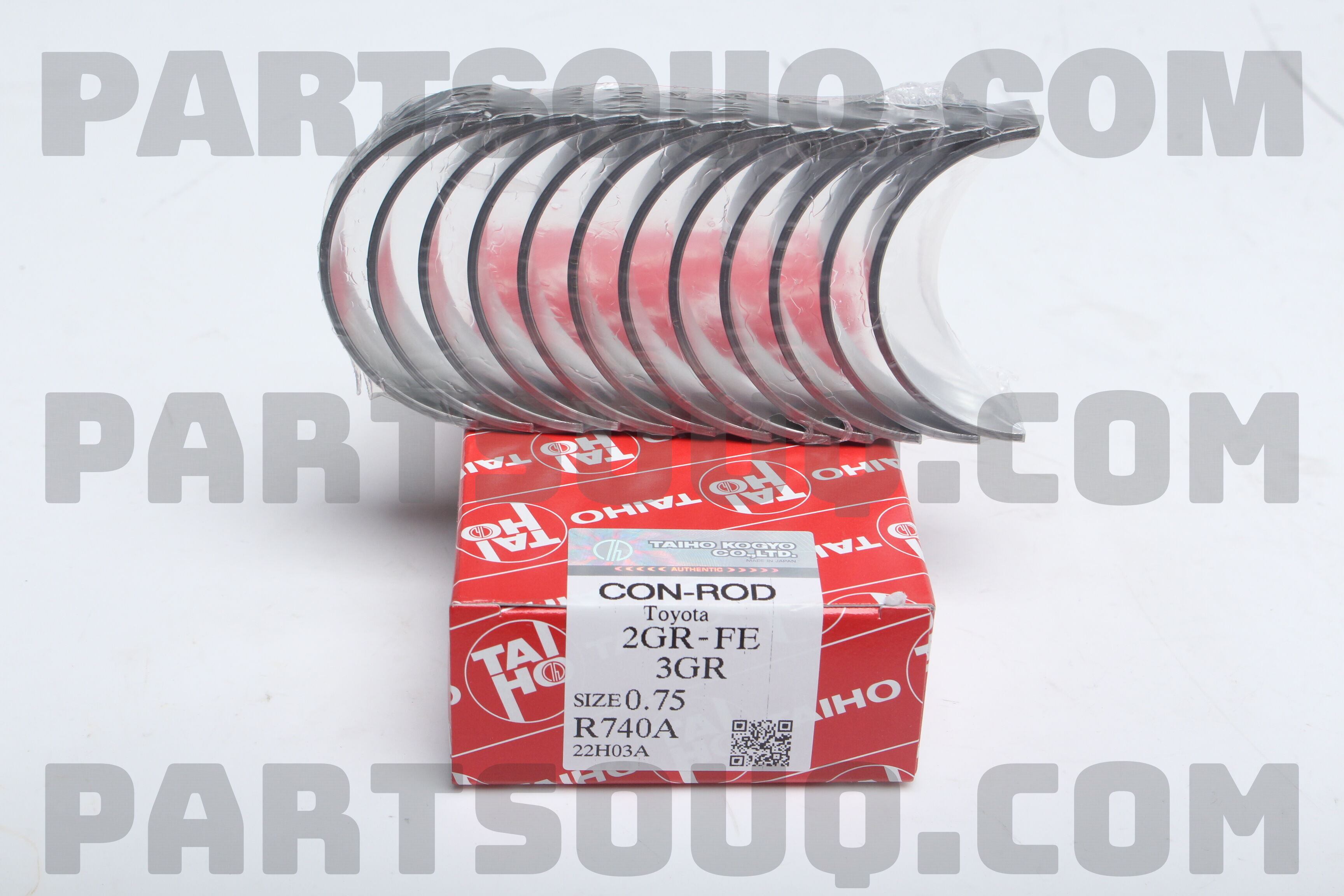 CONNECTING ROD BEARING TO 2GR-FE,3GR CROWN 200501- TAIHO R740A75 ...