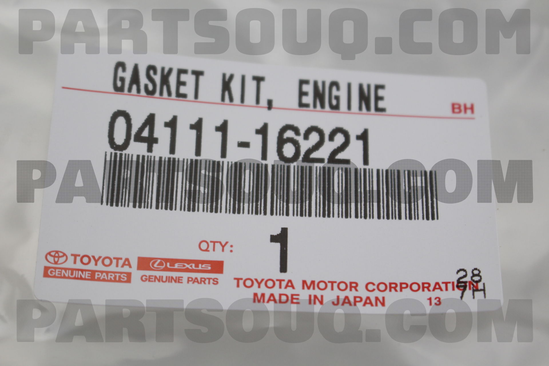 GASKET KIT, ENGINE 0411131B52 | Toyota Parts | PartSouq