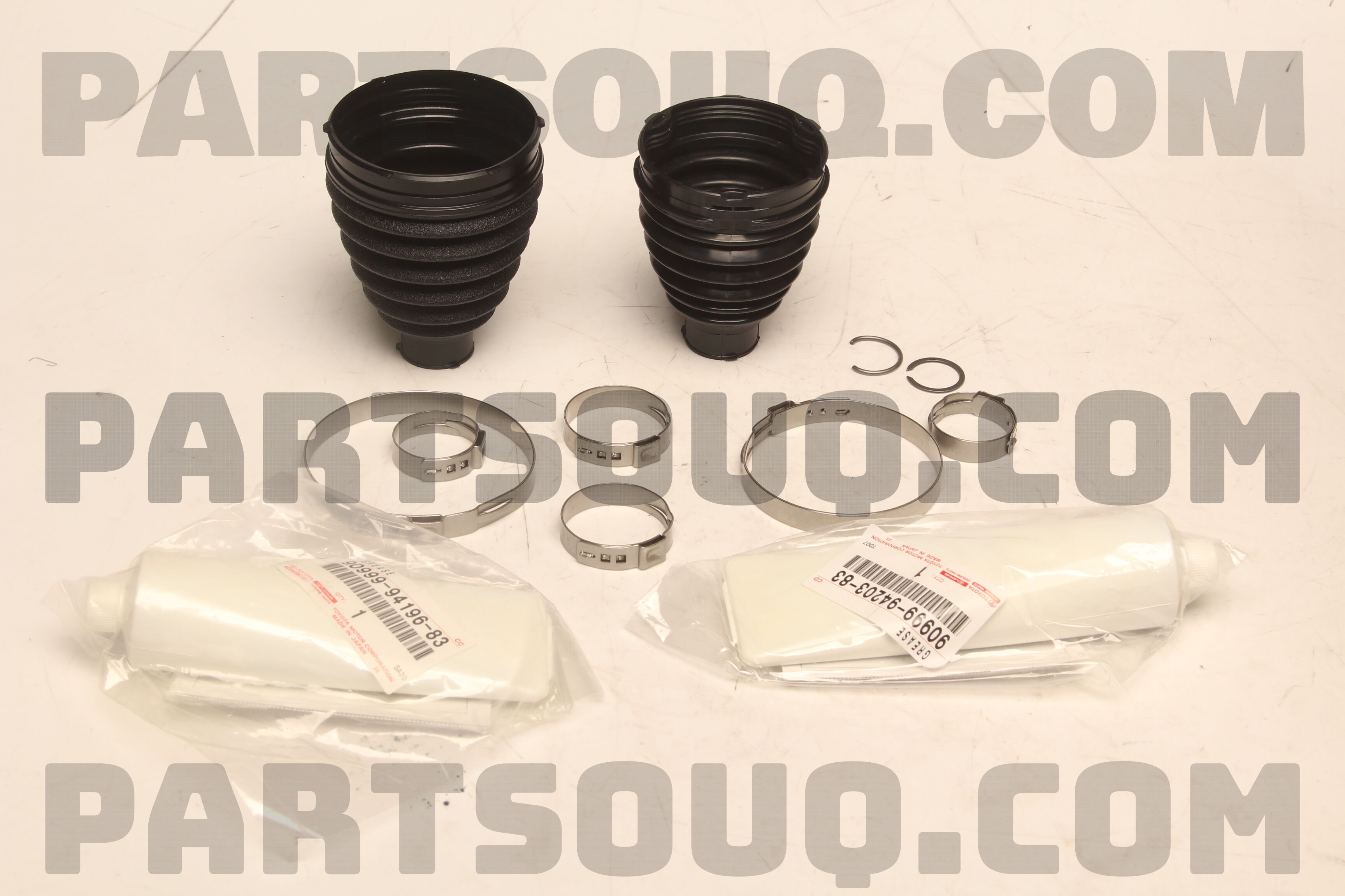 BOOT KIT, FRONT DRIVE SHAFT, IN & OUTBOARD, RH 044270D350 | Toyota ...