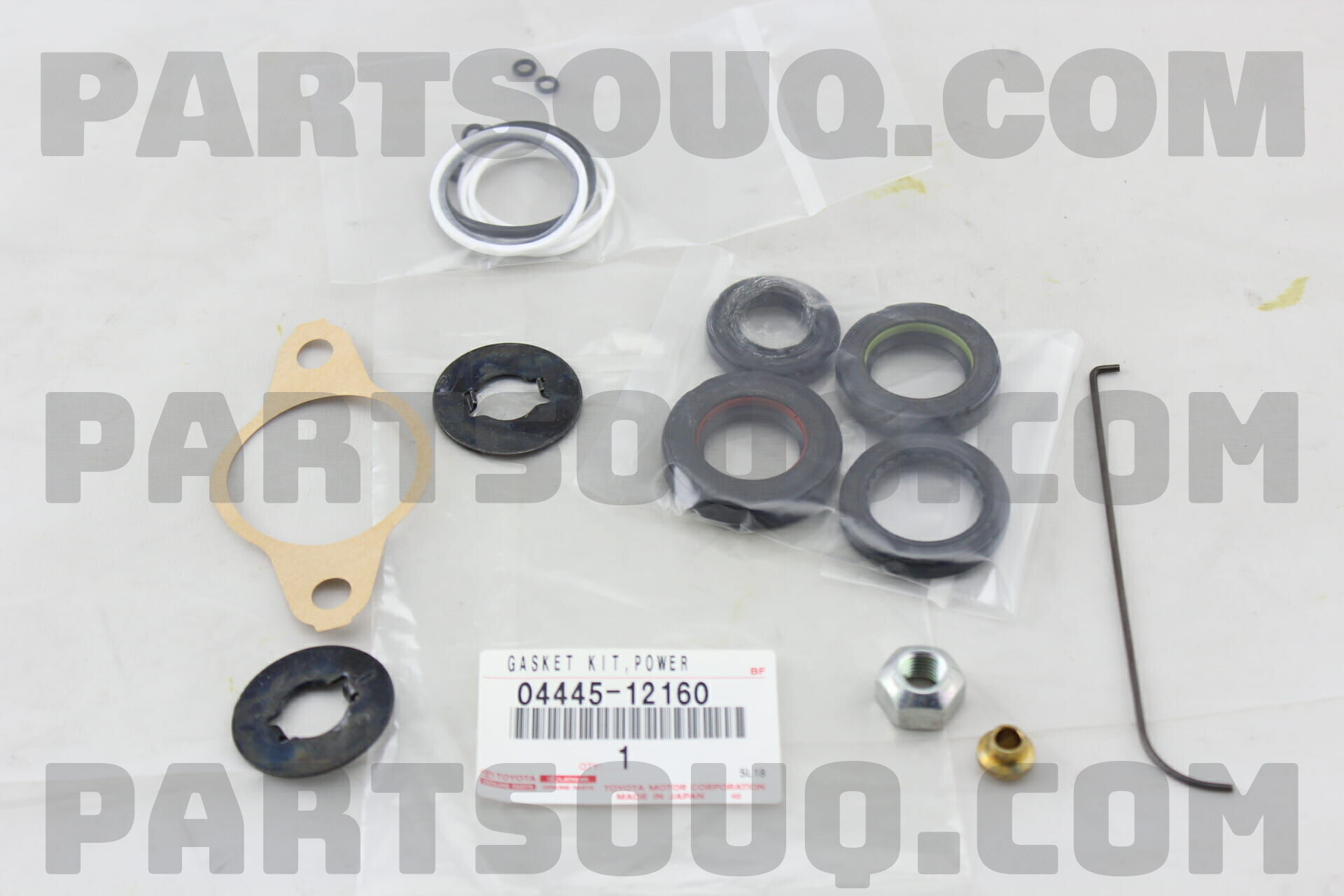 GASKET KIT, POWER STEERING GEAR(FOR RACK & PINION) 0444512160 | Toyota ...