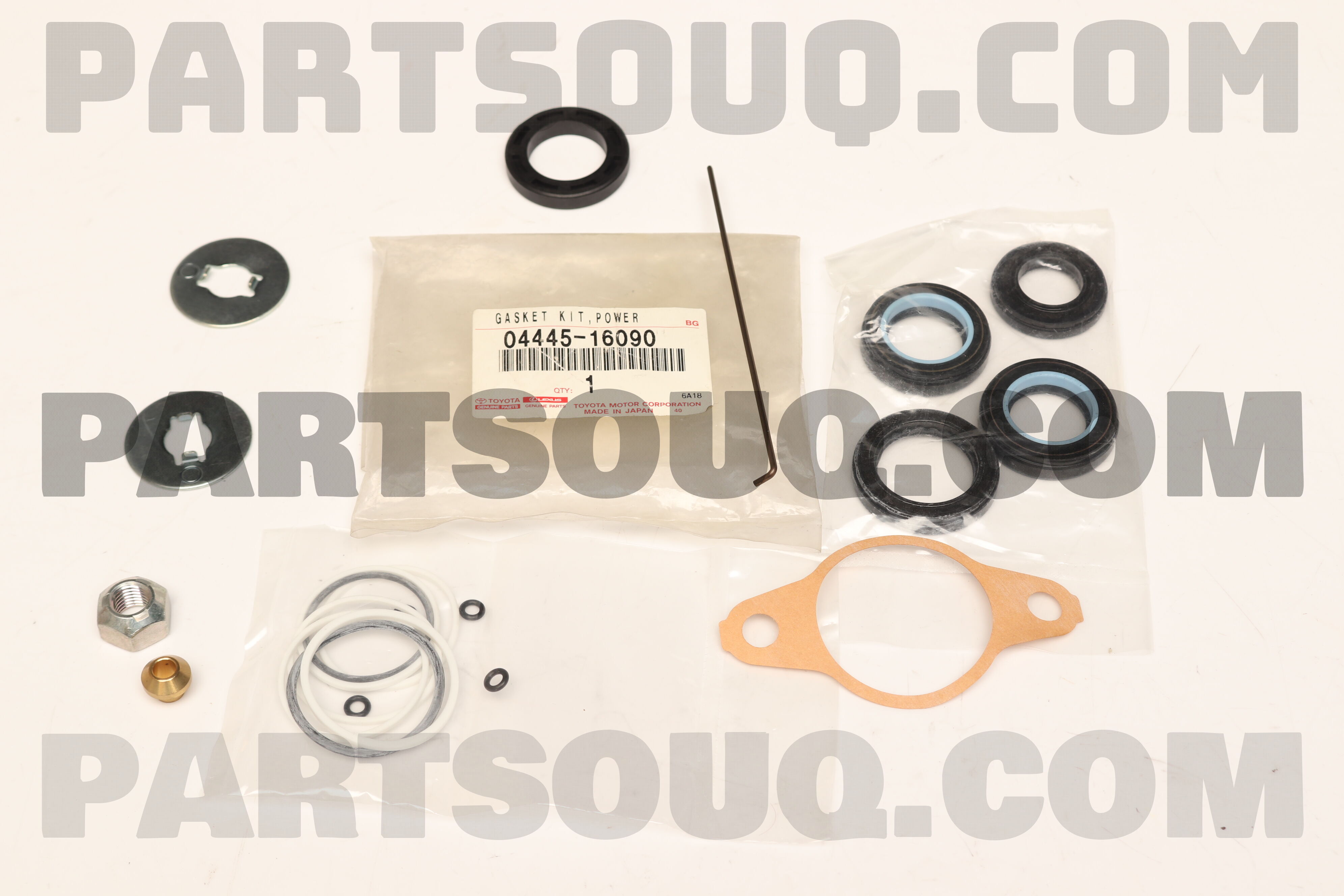 GASKET KIT, POWER STEERING GEAR(FOR RACK & PINION) 0444516090 | Toyota ...