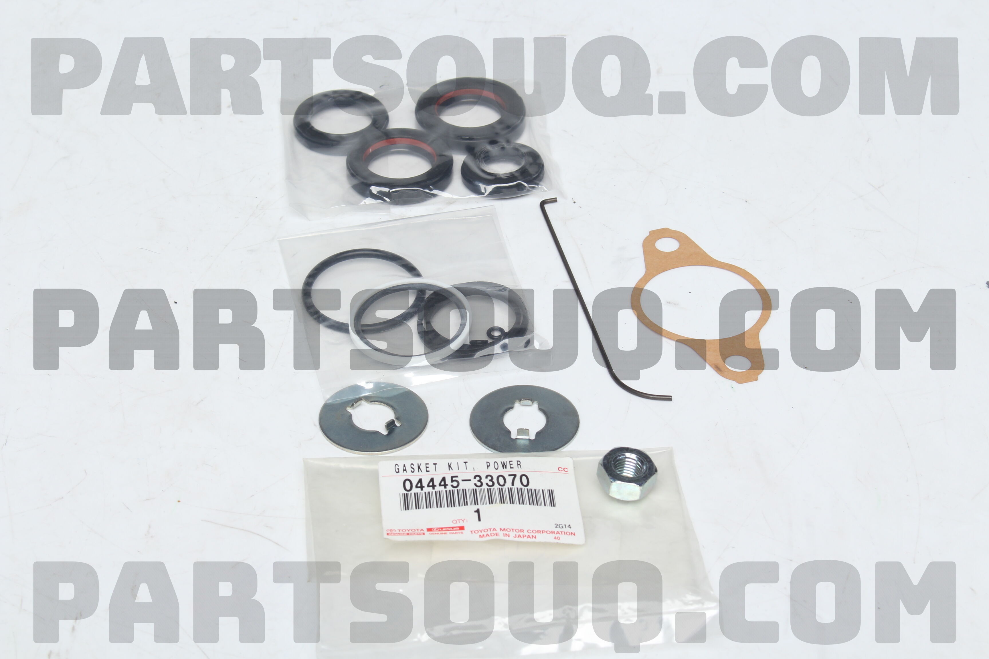 GASKET KIT, POWER STEERING GEAR(FOR RACK & PINION) 0444533070 | Toyota ...