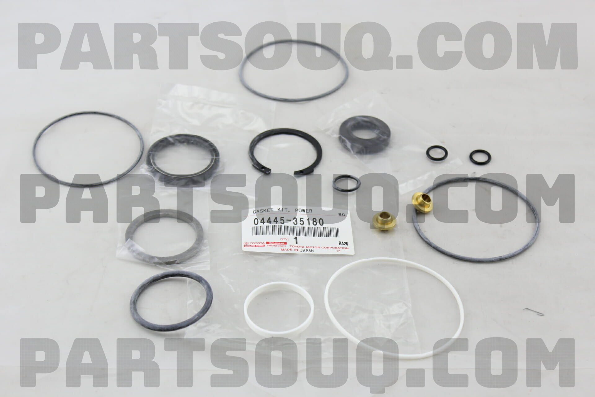 GASKET KIT, POWER STEERING GEAR(FOR RACK & PINION) 0444535180 | Toyota ...
