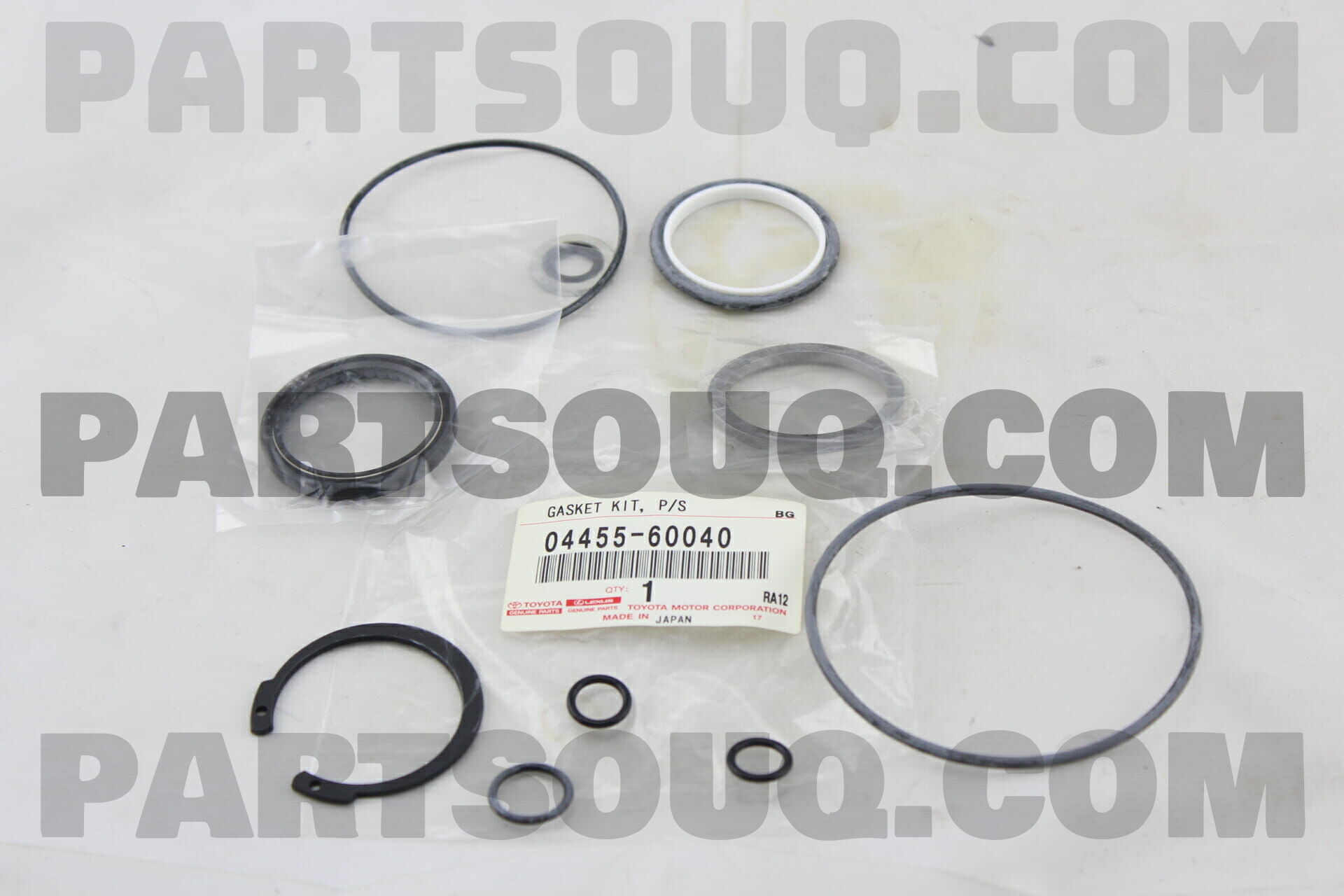 GASKET KIT, POWER STEERING CONTROL VALVE OVERHOLE 0445560040 | Toyota ...