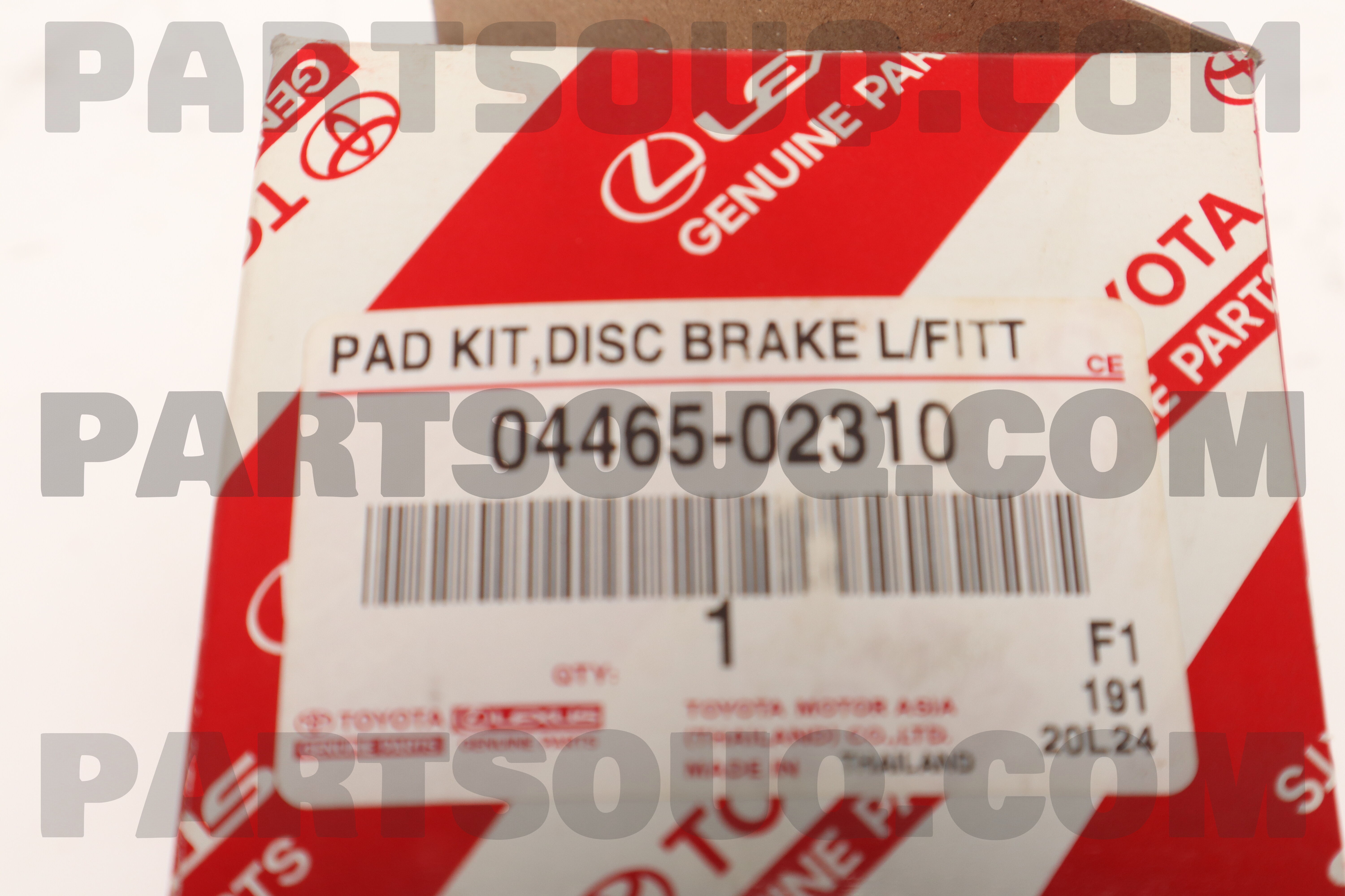 PAD KIT, DISC BRAKE, FRONT 0446502310 | Toyota Parts | PartSouq