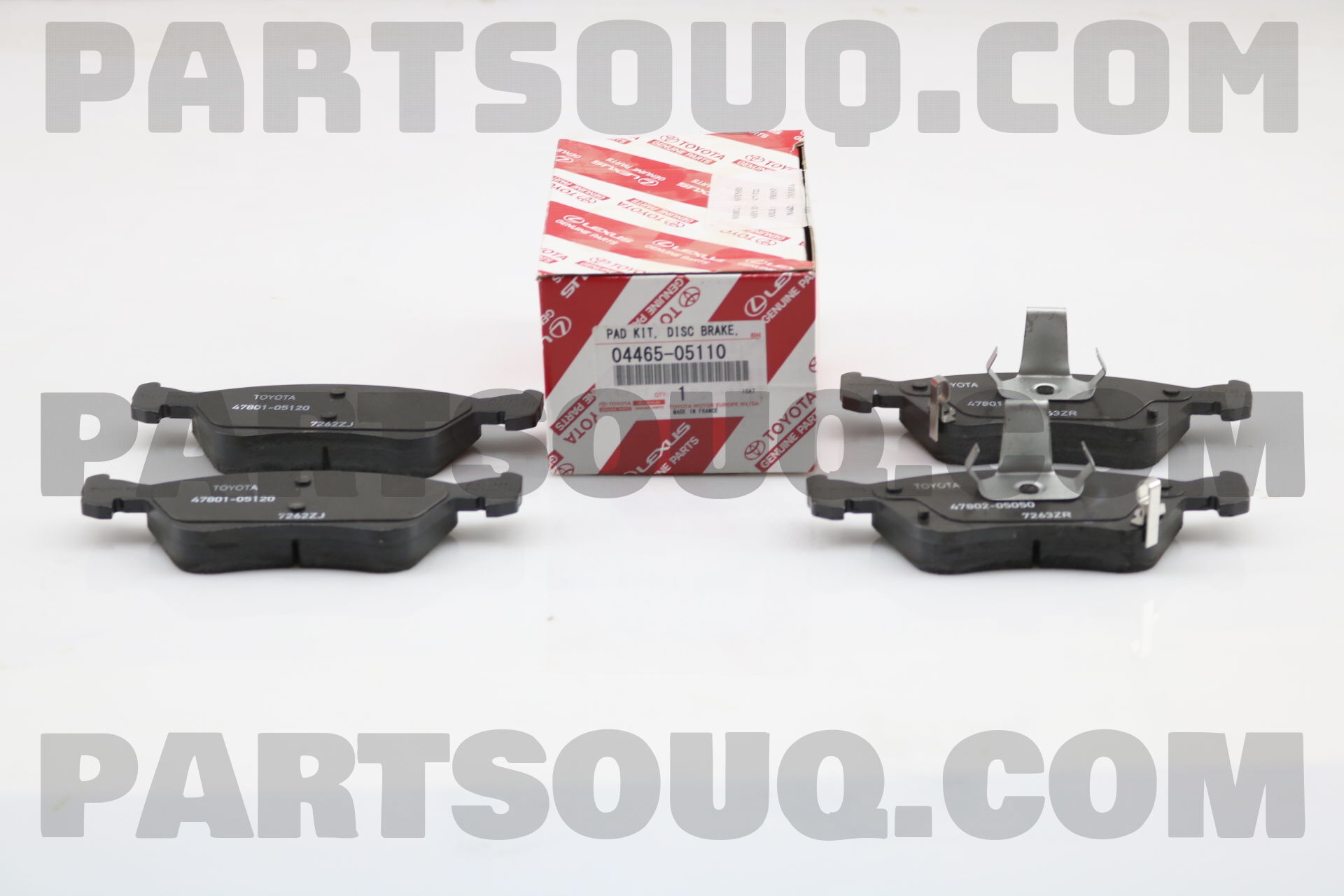 BRAKE PAD SET, DISC BRAKE 446505110 | Toyota Parts | PartSouq