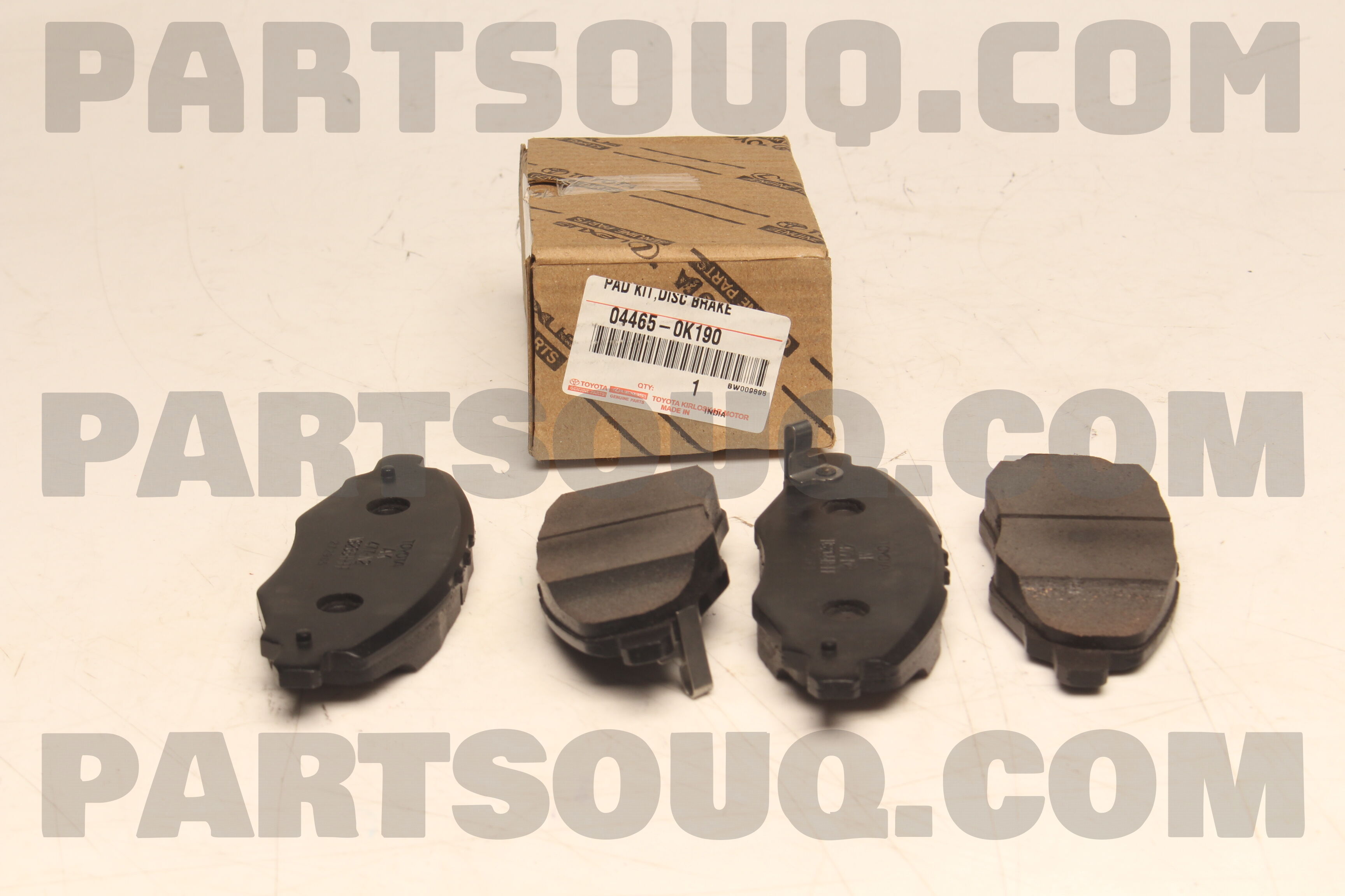 PAD KIT, DISC BRAKE, FRONT 044650K120 | Toyota Parts | PartSouq