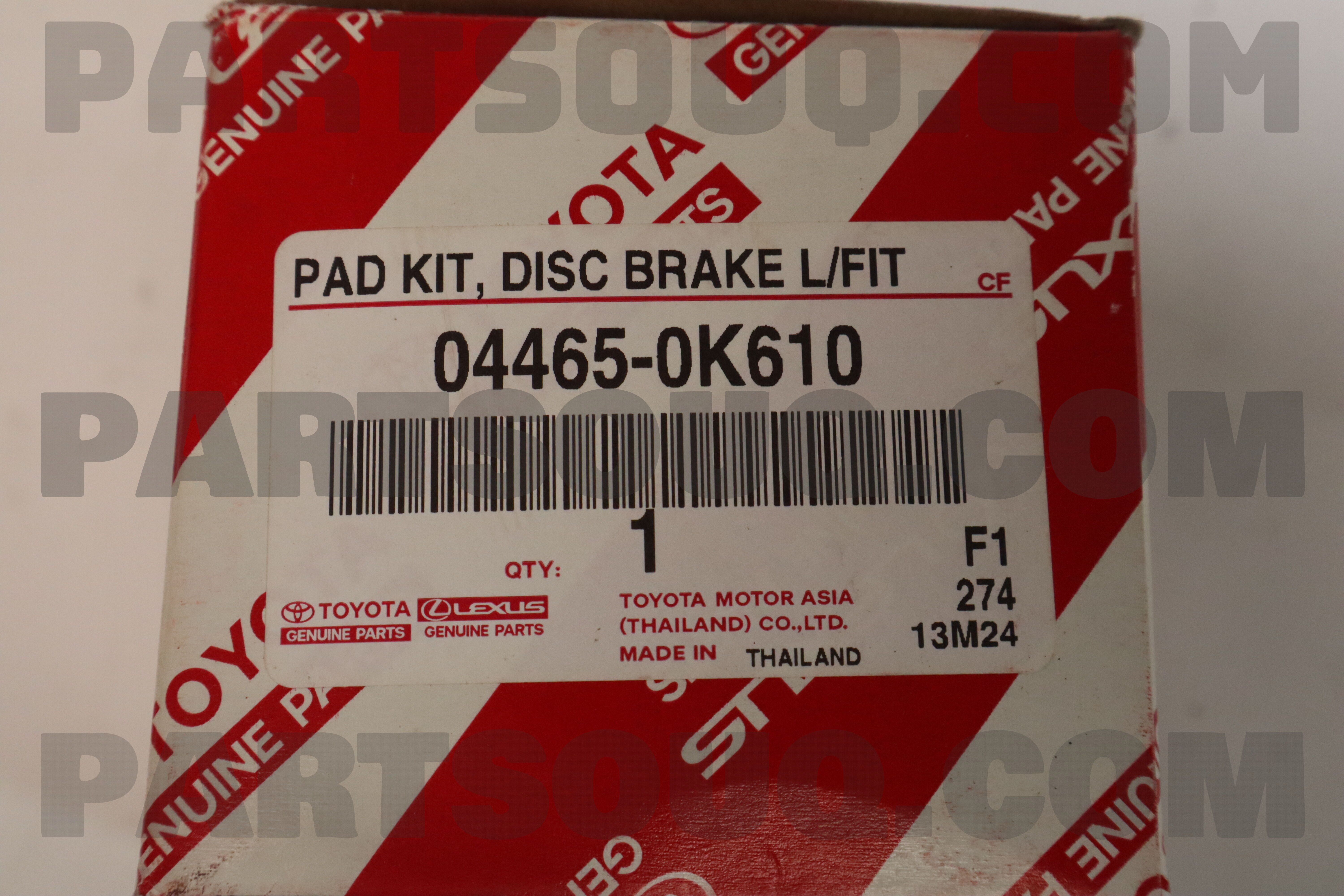 PAD KIT DISC BRAKE 044650K610 | Toyota Parts | PartSouq