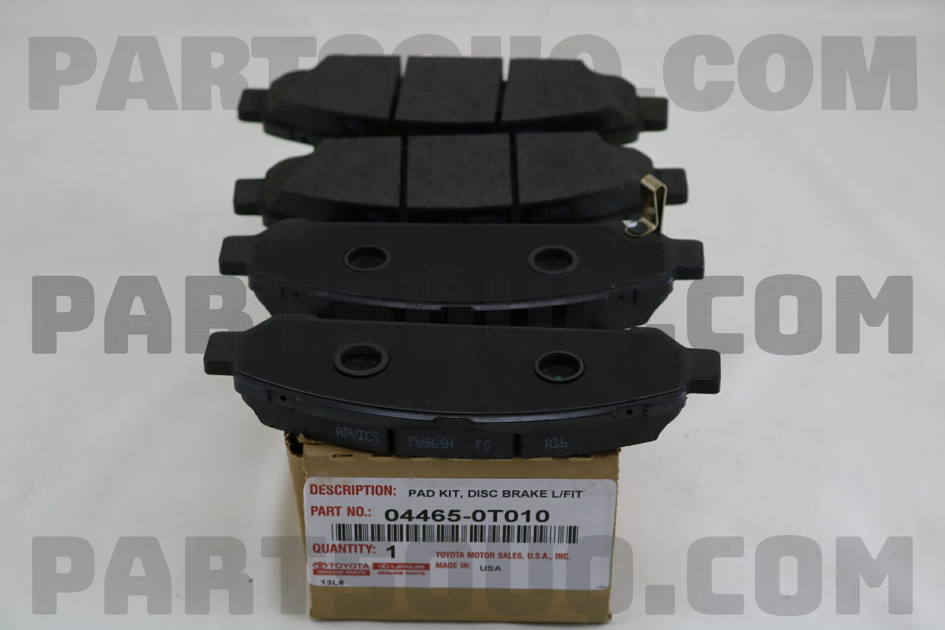 PAD KIT, DISC BRAKE, FRONT 0101AGV10F | FEBEST Parts | PartSouq