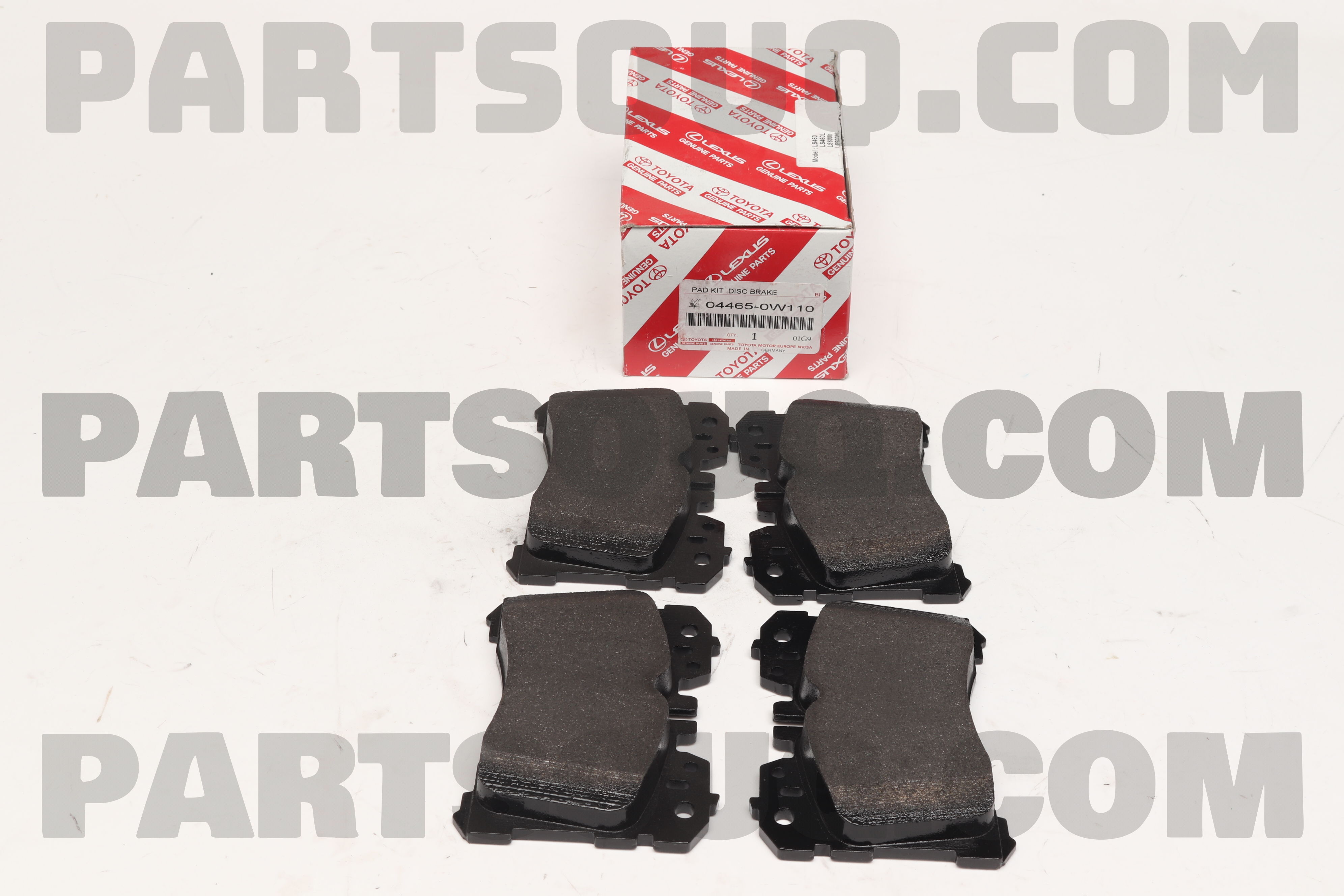 BRAKE PAD FRONT LE 04465-0W110 LS460 200608-201208 ADVICS A1N259VS ...