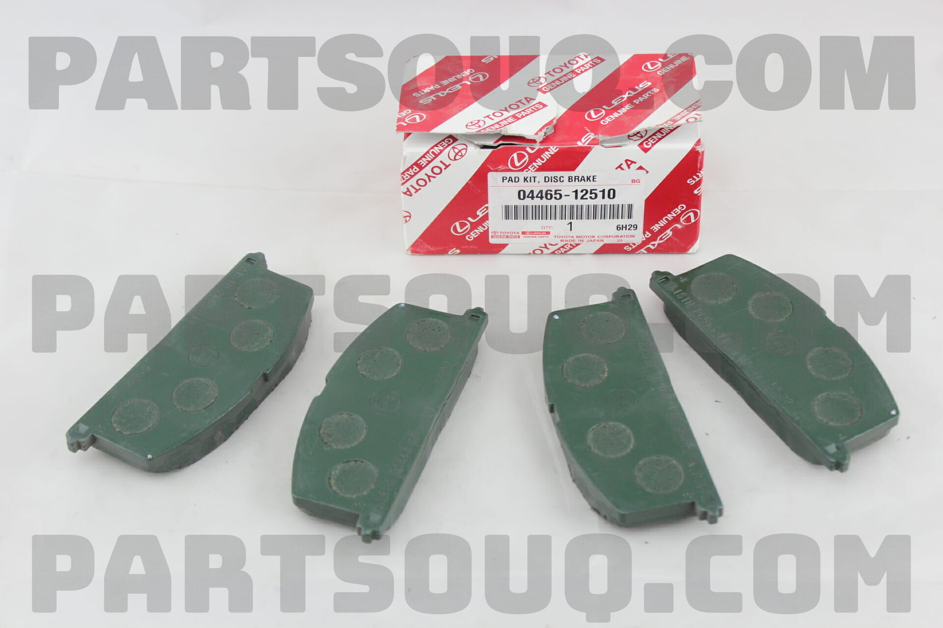 PAD KIT, DISC BRAKE, FRONT 0446512510 | Toyota Parts | PartSouq