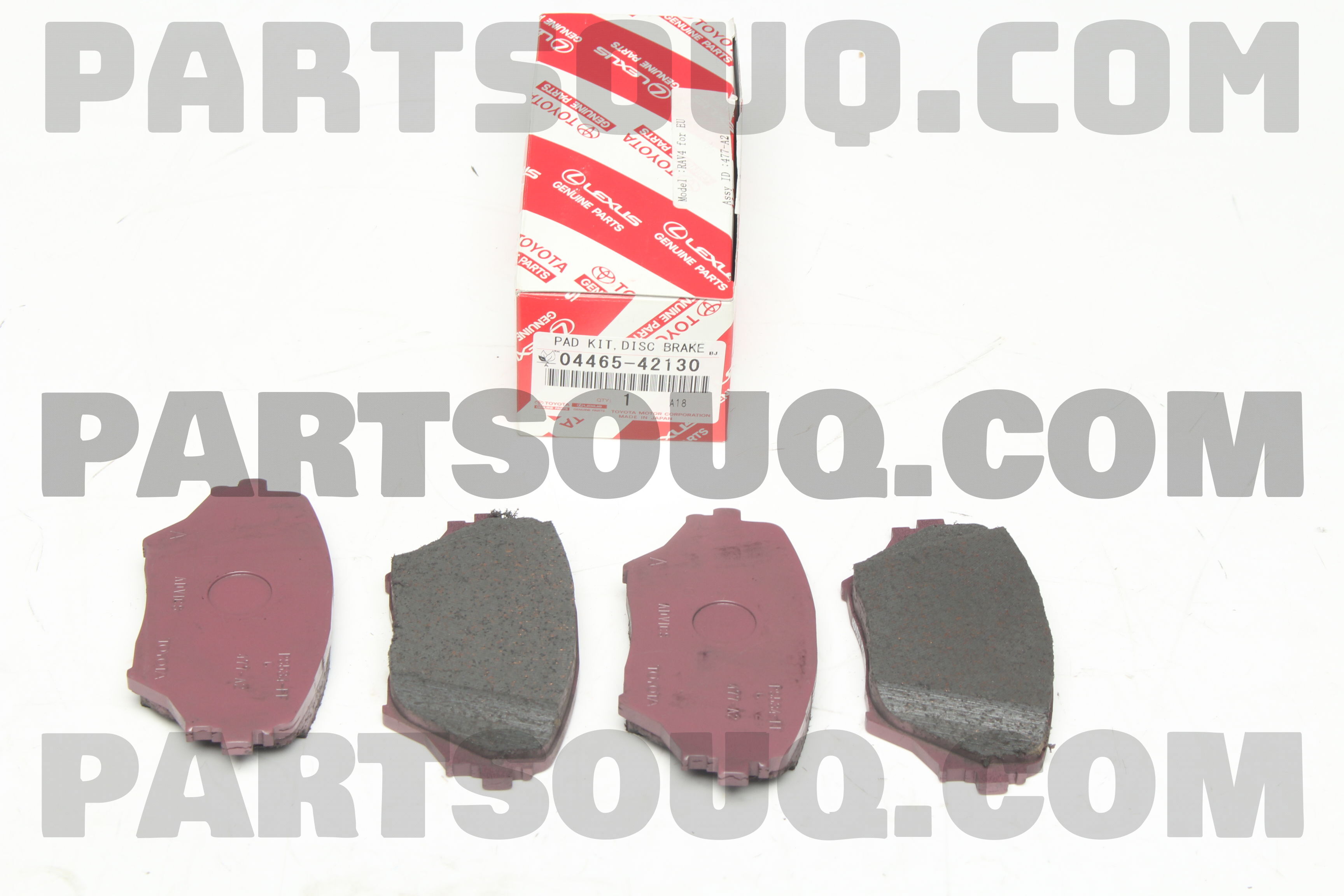 PAD KIT, DISC BRAKE, FRONT 0446542130 | Toyota Parts | PartSouq