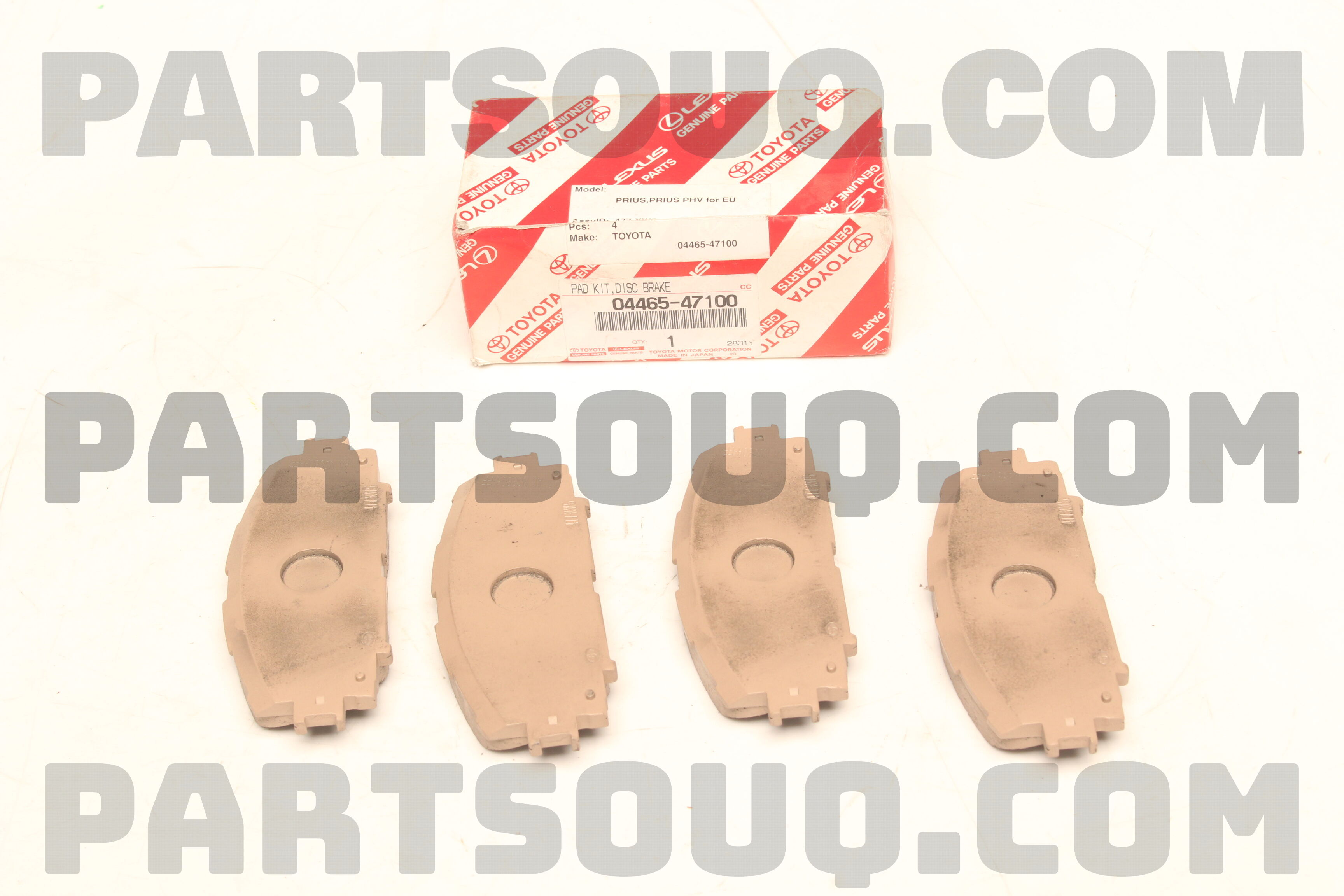 PAD KIT, DISC BRAKE 0446547100 | Toyota Parts | PartSouq