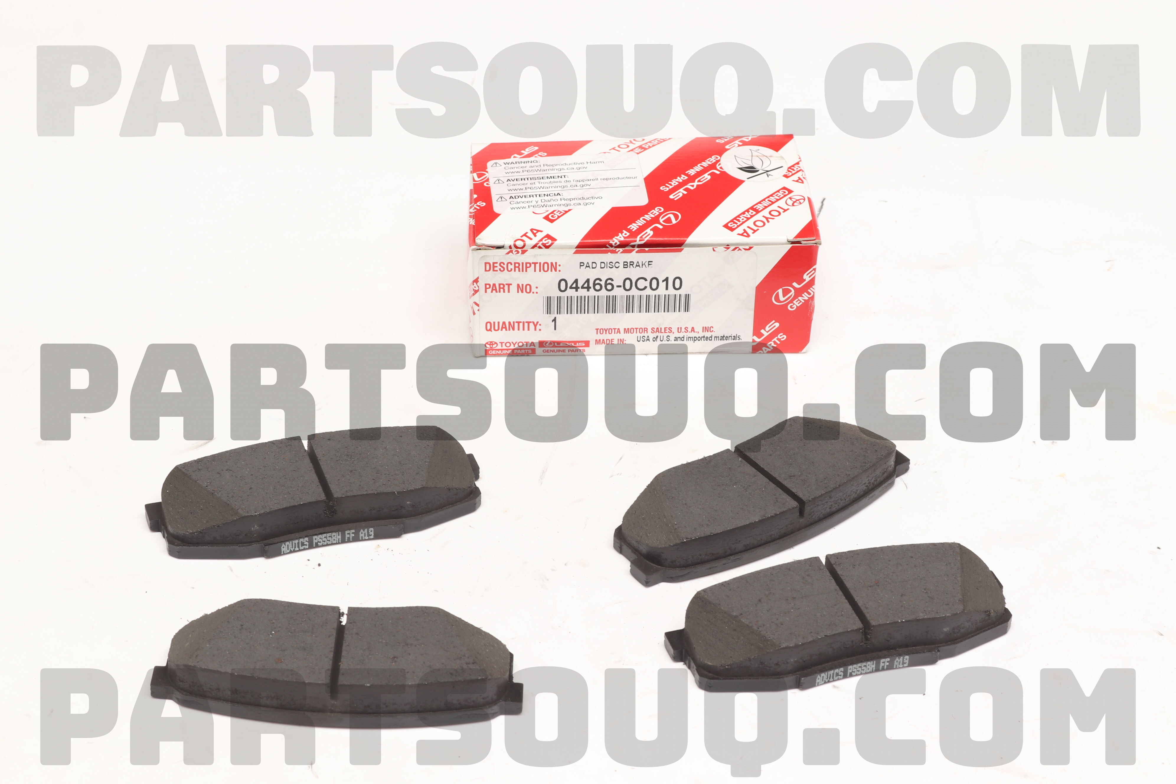 BRAKE PAD TO 04466-60120 LAND CRUISER PRADO 199801-200708 ADVICS A2N159V | ADVICS Parts | PartSouq