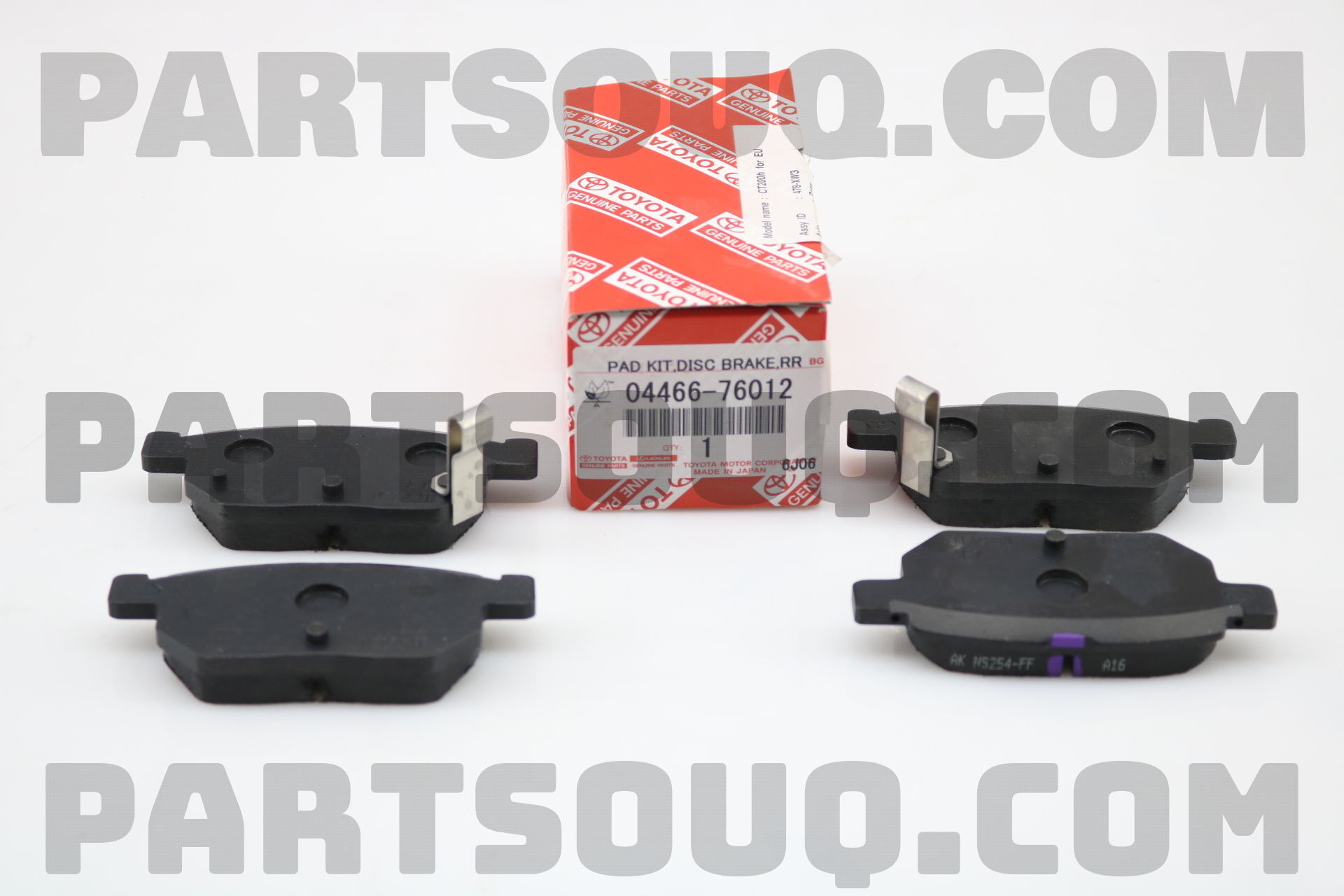 PAD KIT, DISC BRAKE, REAR 0101ZZE150R | FEBEST Parts | PartSouq