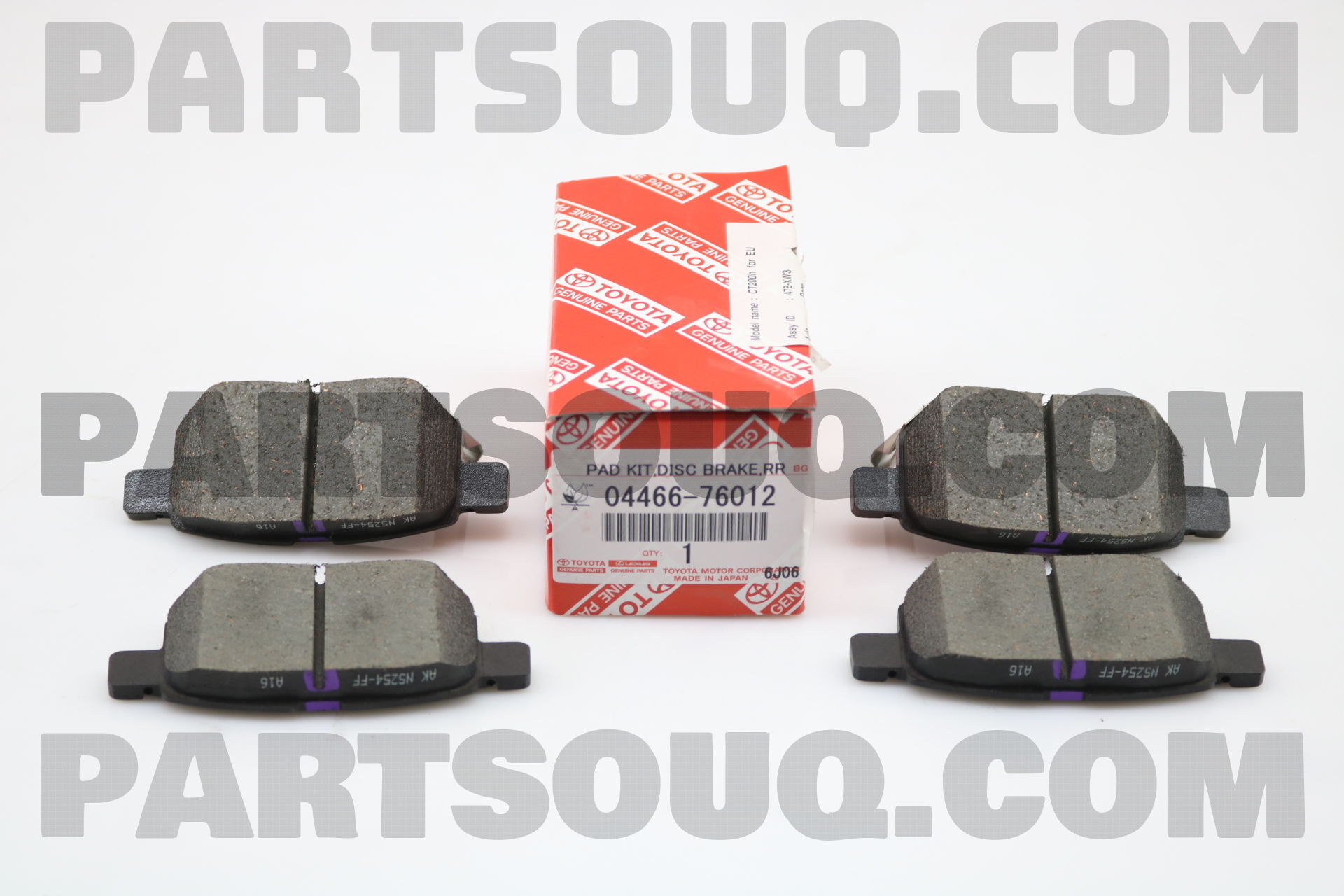 PAD KIT, DISC BRAKE, REAR 0101ZZE150R | FEBEST Parts | PartSouq