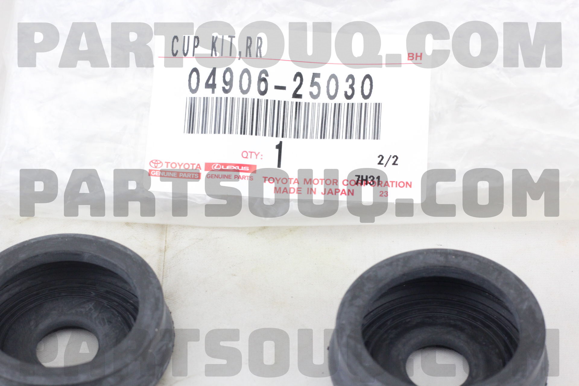 CUP KIT, REAR WHEEL CYLINDER 0490625030 | Toyota Parts | PartSouq