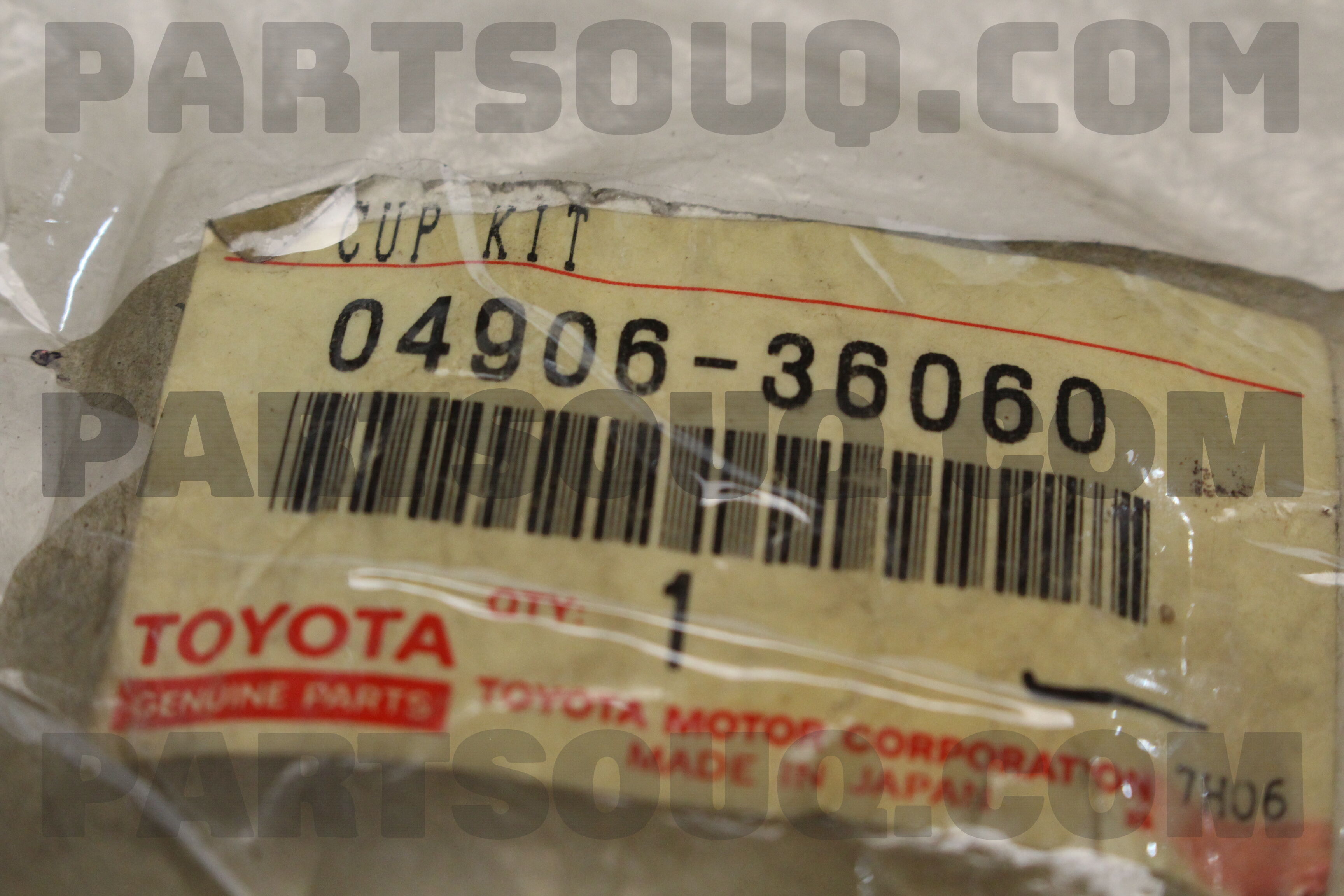 CUP KIT, REAR WHEEL CYLINDER 0490636060 | Toyota Parts | PartSouq