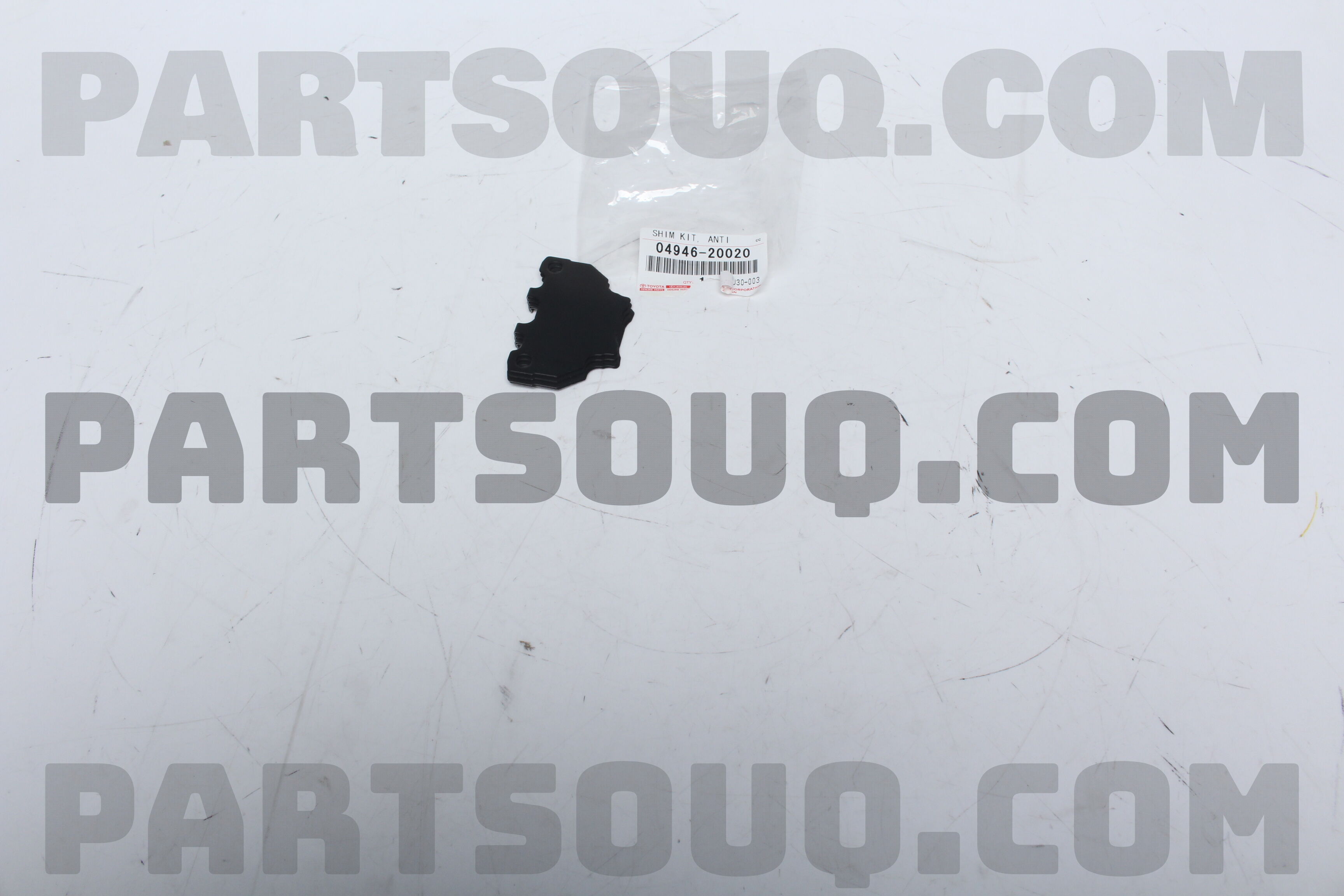 SHIM KIT, ANTI SQUEAL(FOR REAR DISC BRAKE) 0494620020 | Toyota Parts ...