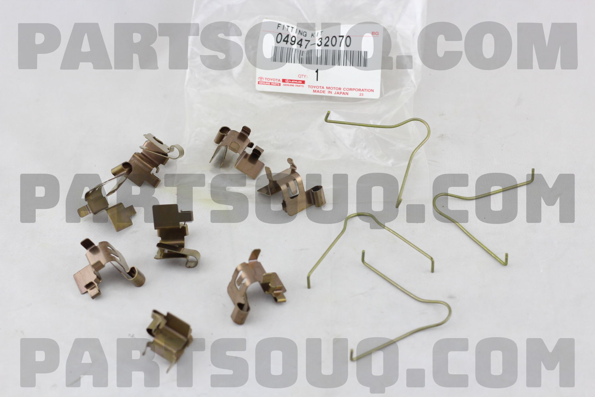 FITTING KIT, DISC BRAKE, FRONT 0494732070 | Toyota Parts | PartSouq