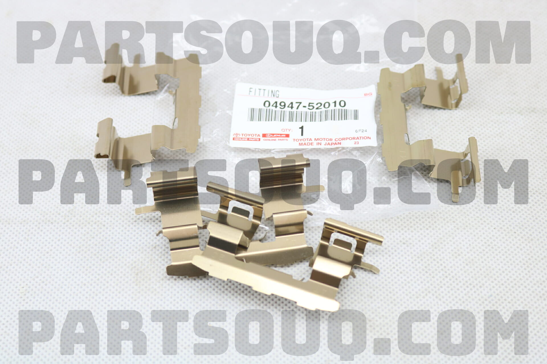 FITTING KIT, DISC BRAKE, FRONT 0494752010 | Toyota Parts | PartSouq