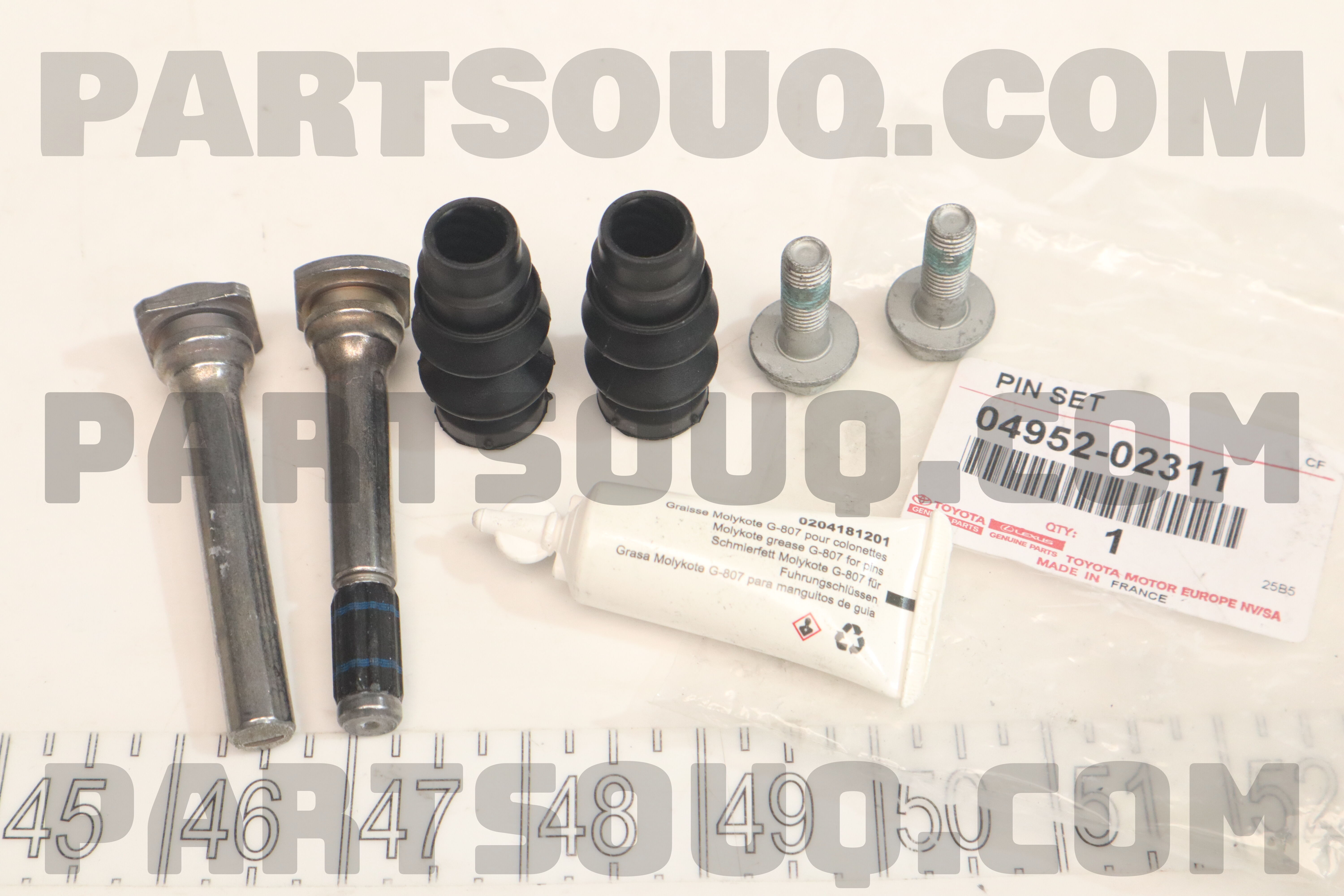 PIN KIT, FRONT DISC BRAKE CYLINDER SLIDE 0495202310 | Toyota Parts ...