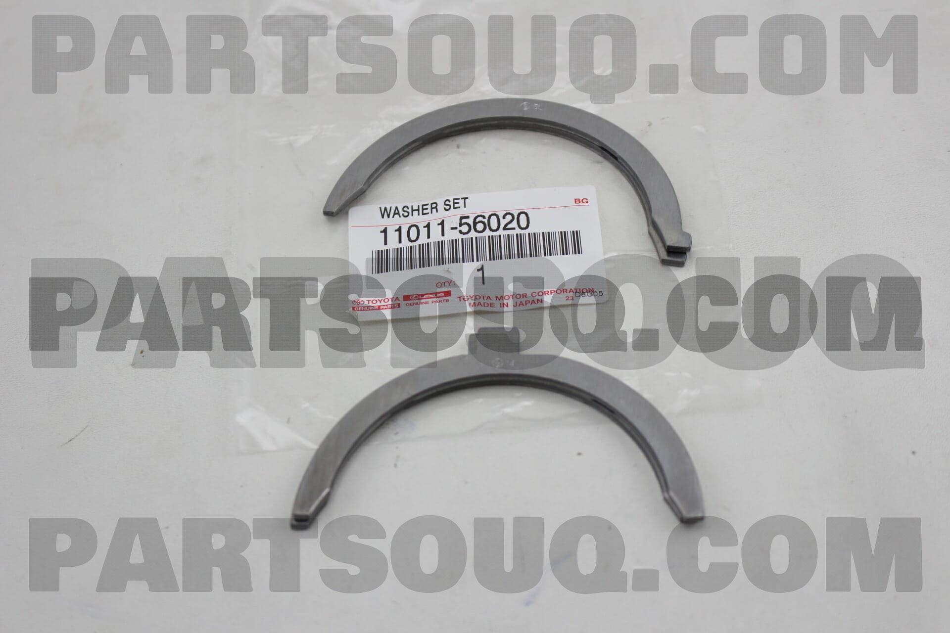 WASHER SET, CRANKSHAFT THRUST 1101156020 | Toyota Parts | PartSouq